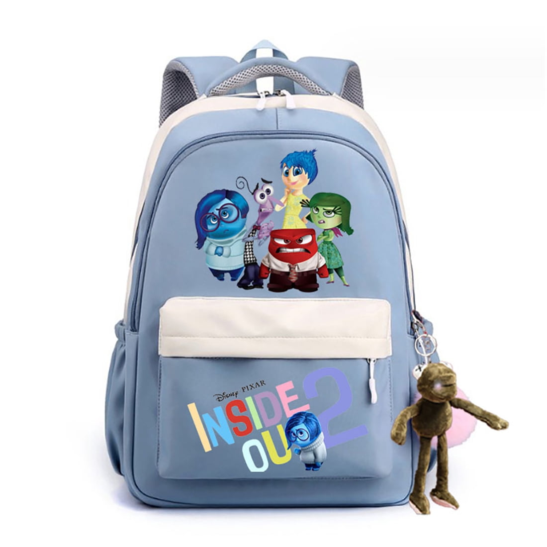 Inside Out 2 Nylon Backpack Cartoon Comfort Backpack Casual Sports 3d ...