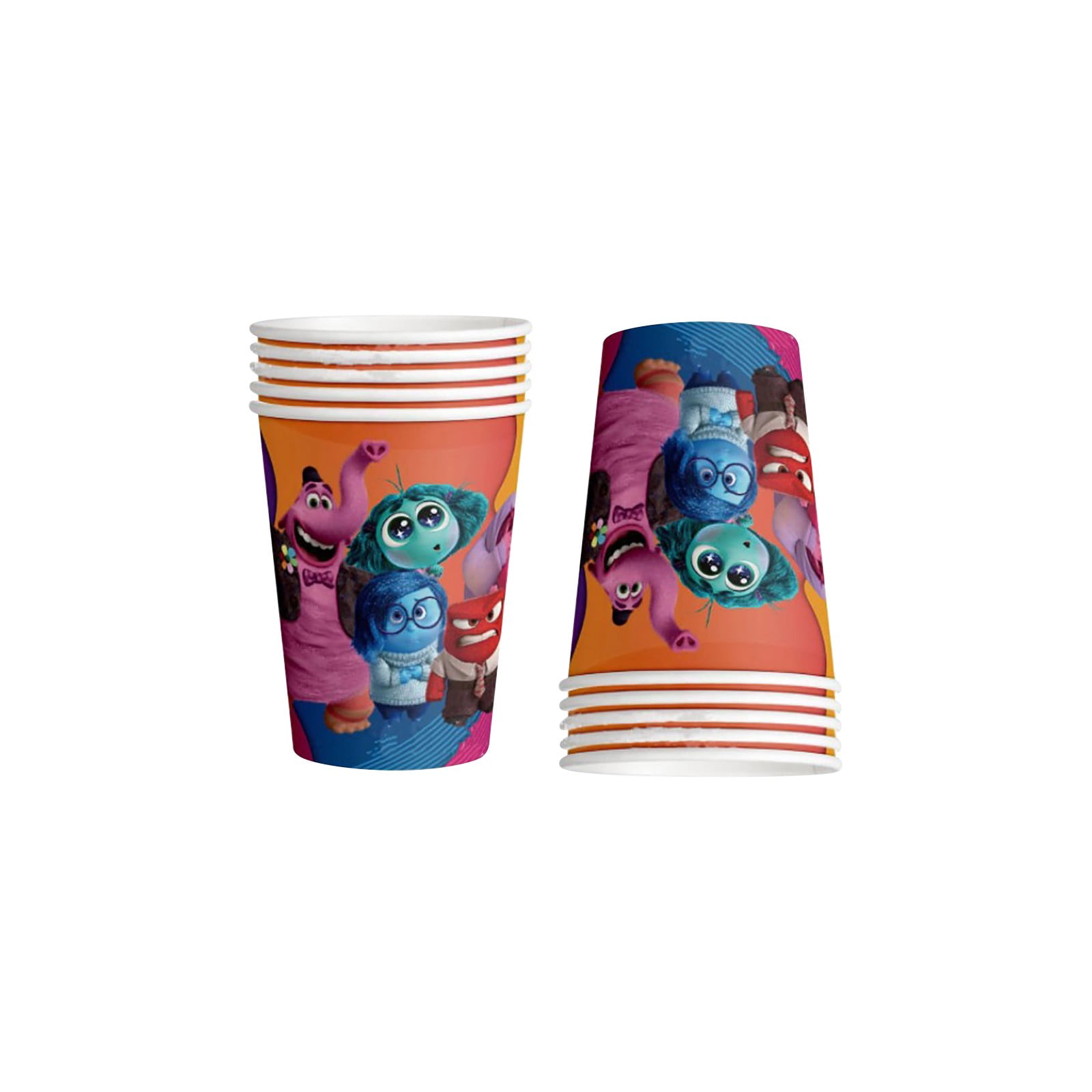 Inside Out 2 Plastic Cups for Party 2025 10PC Plates and Napkins Party ...