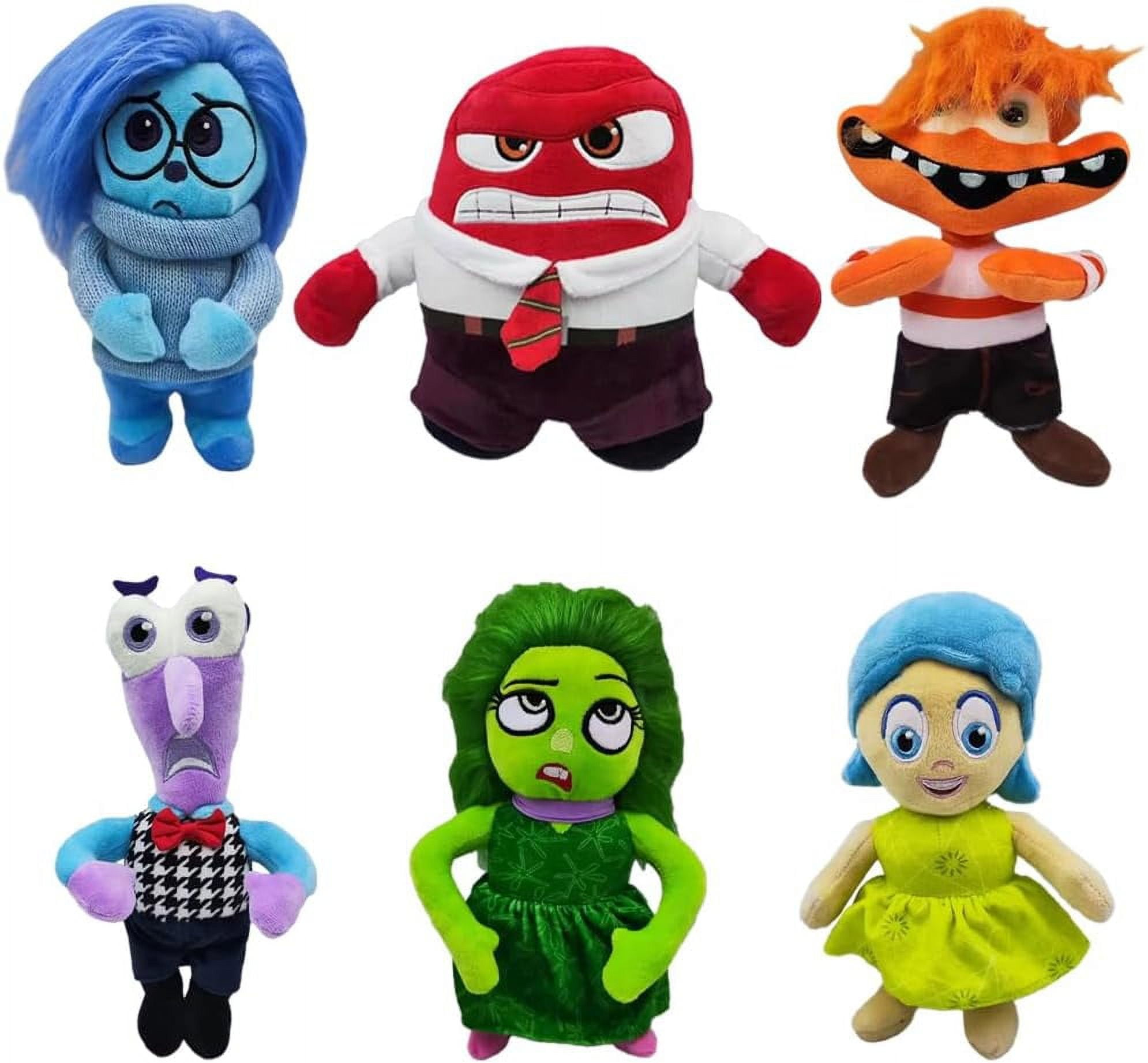 Inside Out 2 Plush Toys,Joy Envy Ennui Disgust Anger Sadness ...