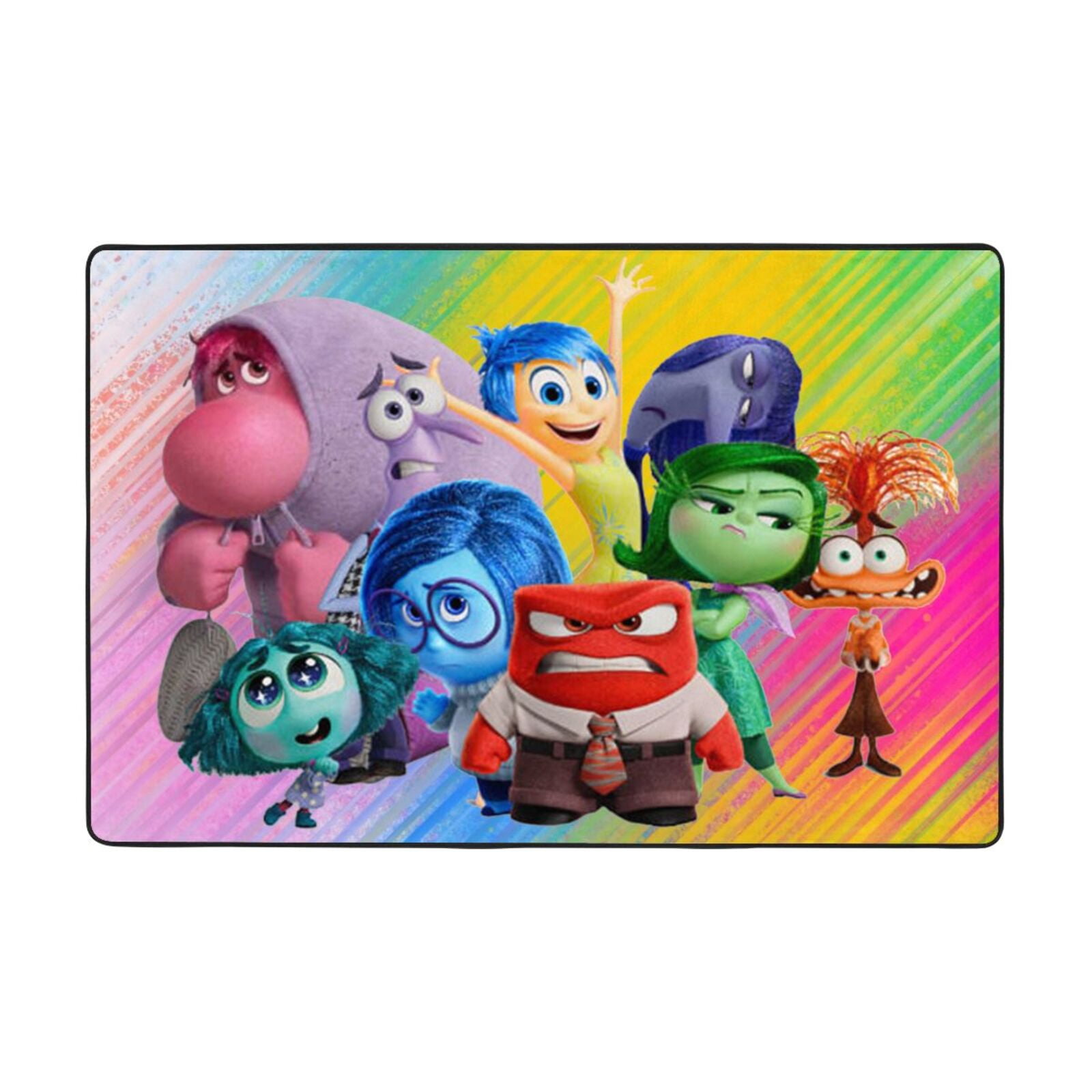 Inside Out 2 Rugs Washable Cover Floor Rug Carpets Bathroom Decorations ...