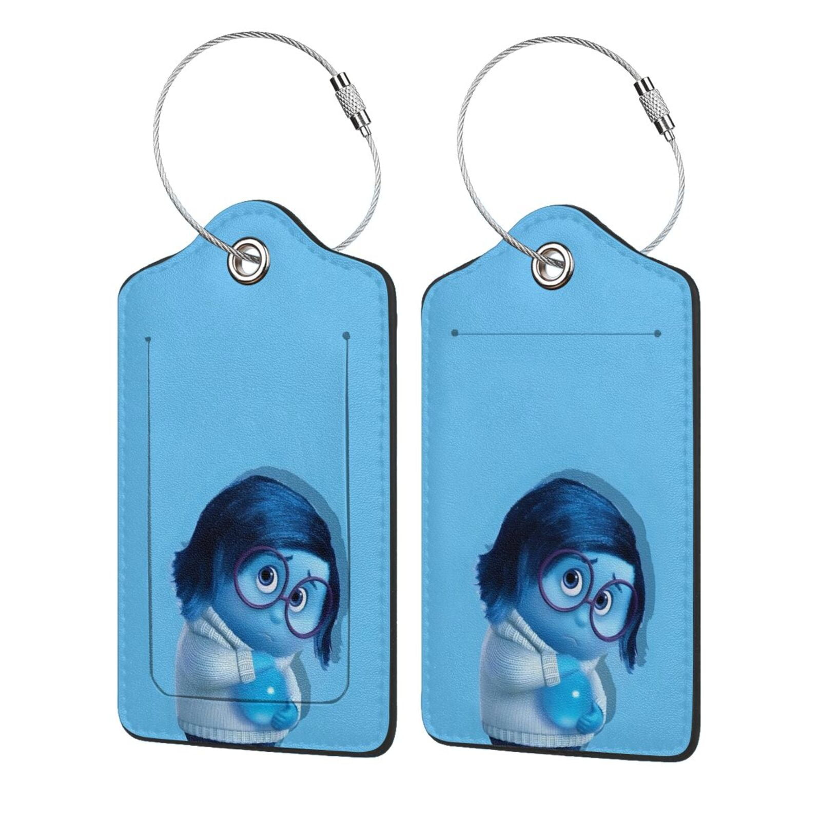 Inside Out 2 Sadness Luggage Tags for Suitcases Travel ID ...