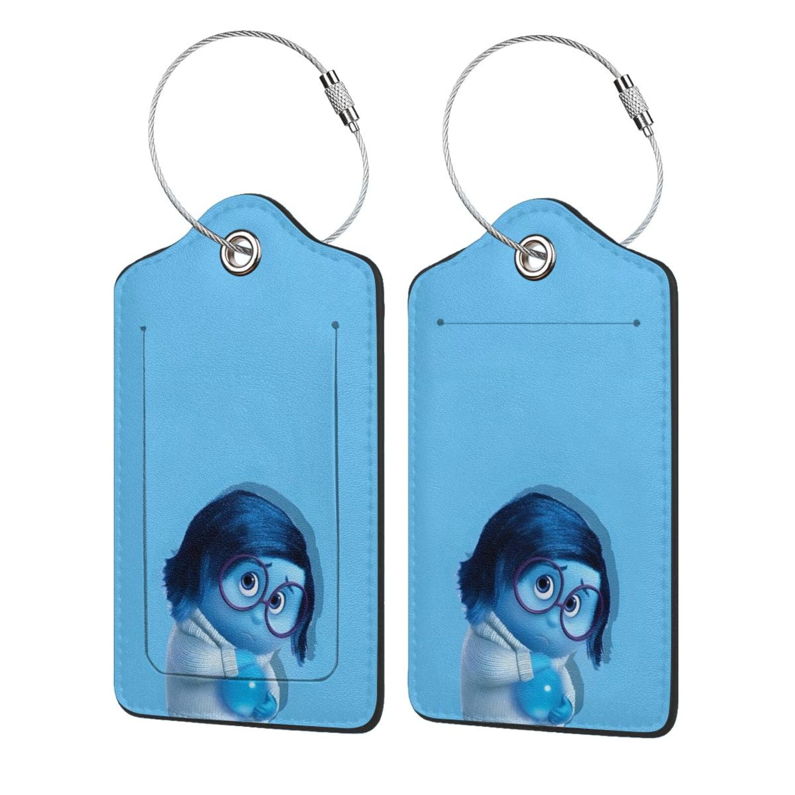 Inside Out 2 Sadness Luggage Tags for Suitcases Travel ID ...