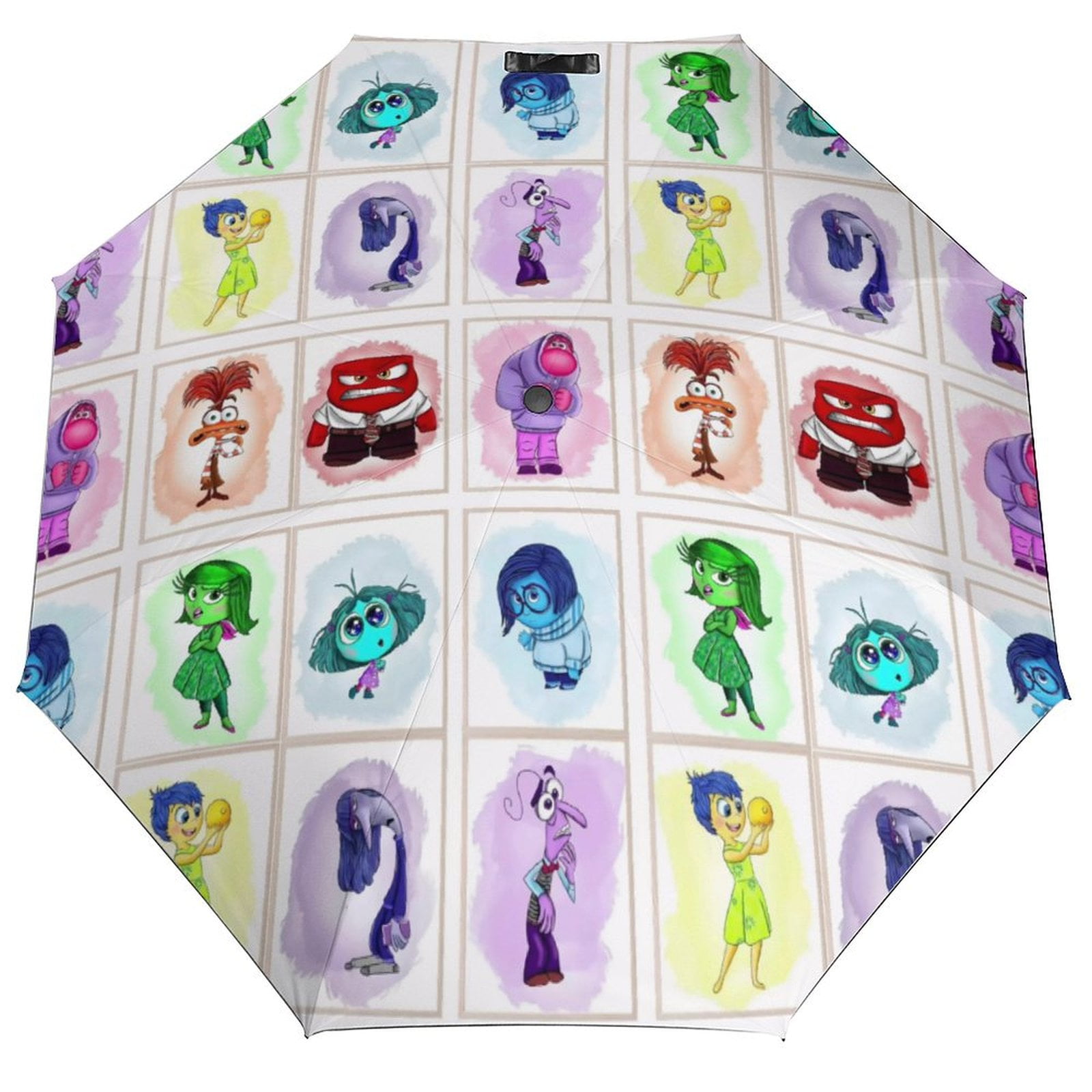 Inside Out 2 Sun umbrella Automatic Open/Close Sun Rain Travel Umbrella ...