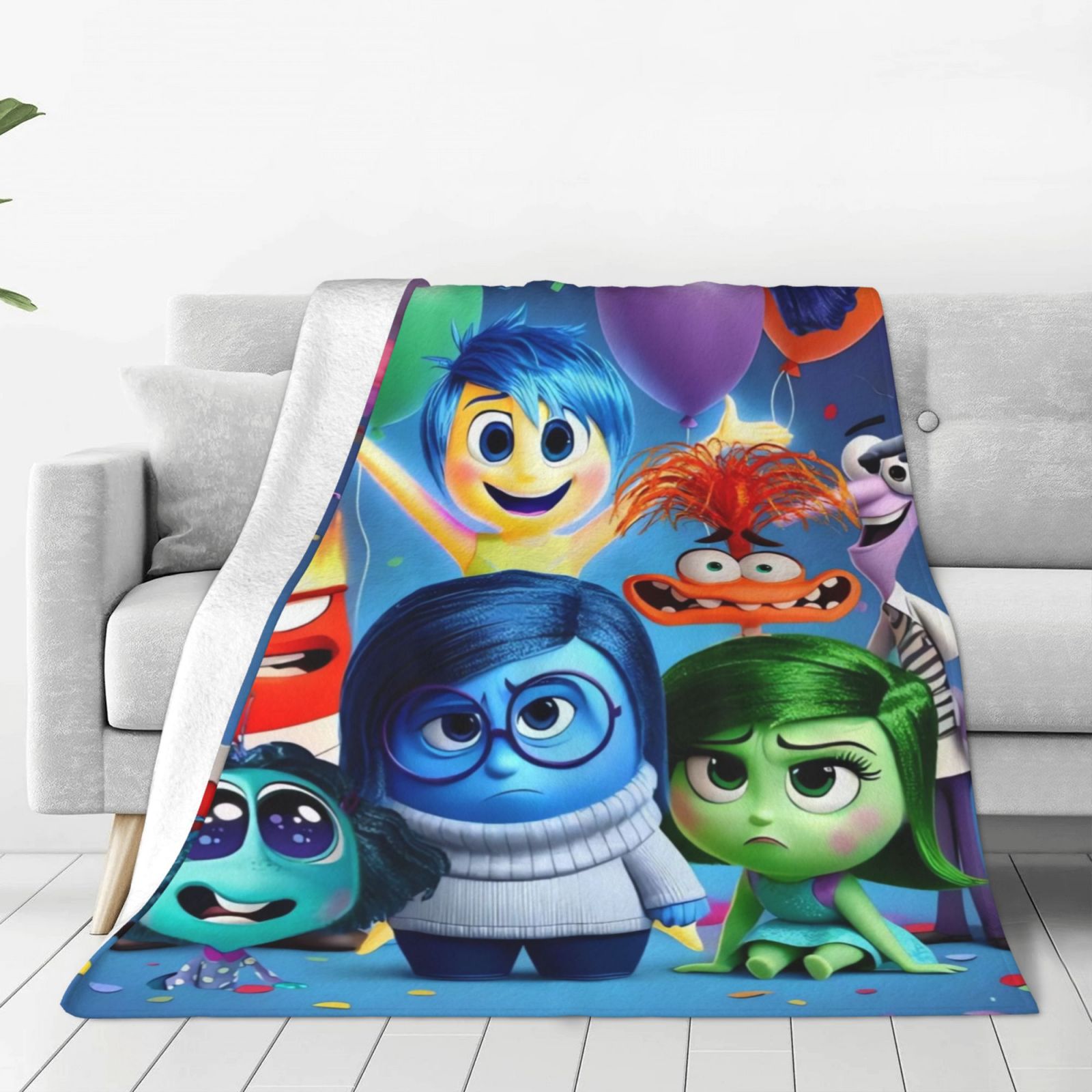 Inside Out 2 Throw Blanket Couch Bed Sofa Soft Lightweight Warm Cozy ...