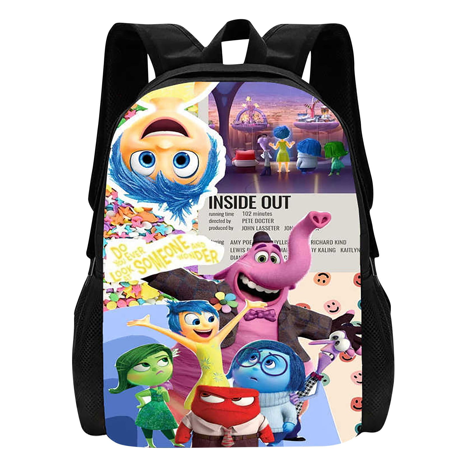 Inside Out 2 Travel Bag Back to School Supplies, Cartoon Style Laptop ...