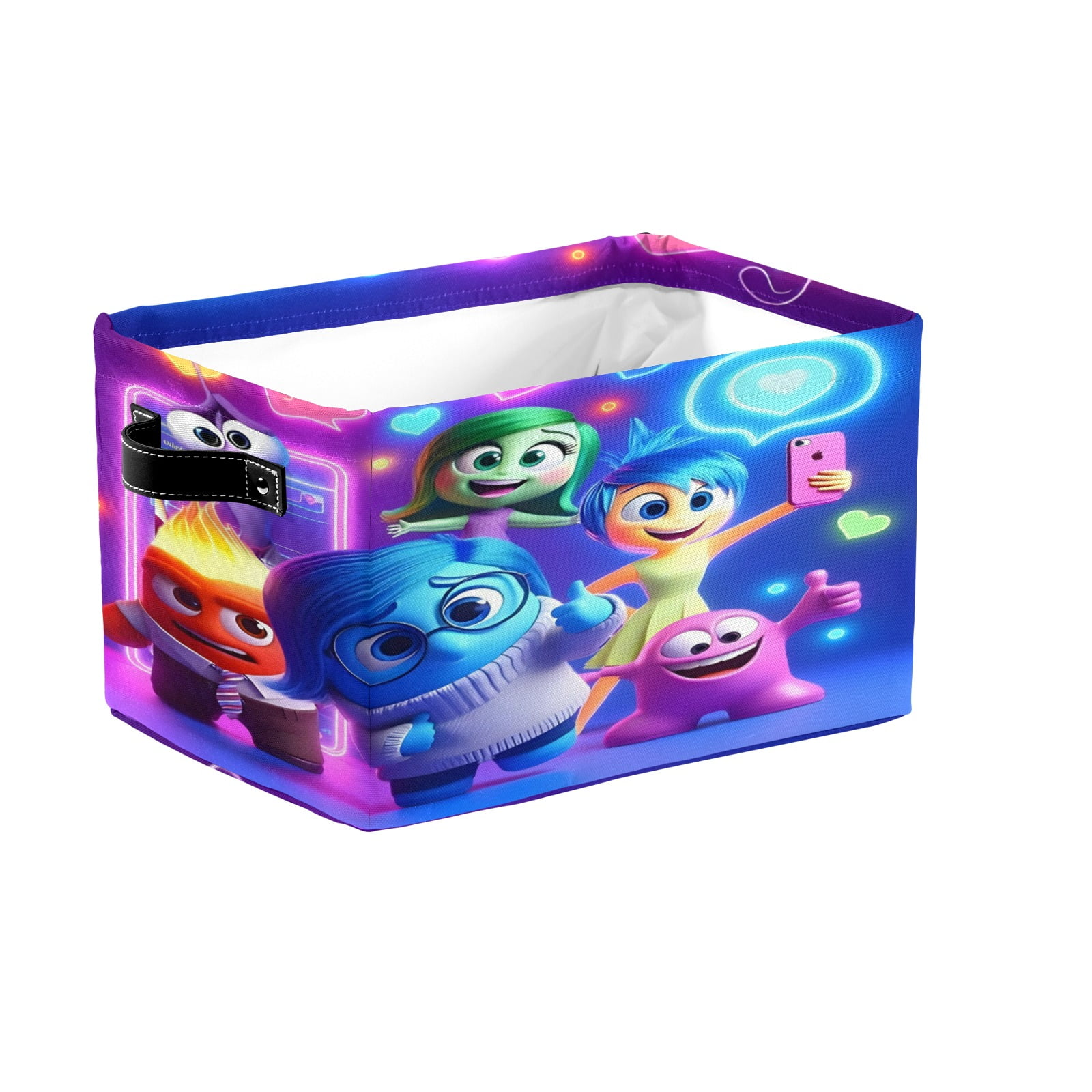 Inside Out 2 bin can hold all kinds of idle items..8.3" x 10.2 ...