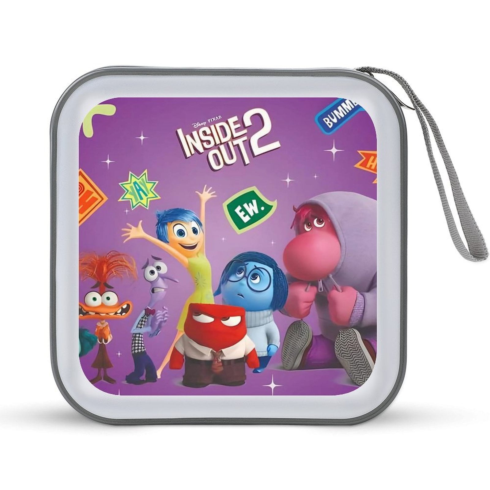 Inside Out 2780 CD Case, 40 Capacity VCD/DVD Case Holders Wallet Hard ...