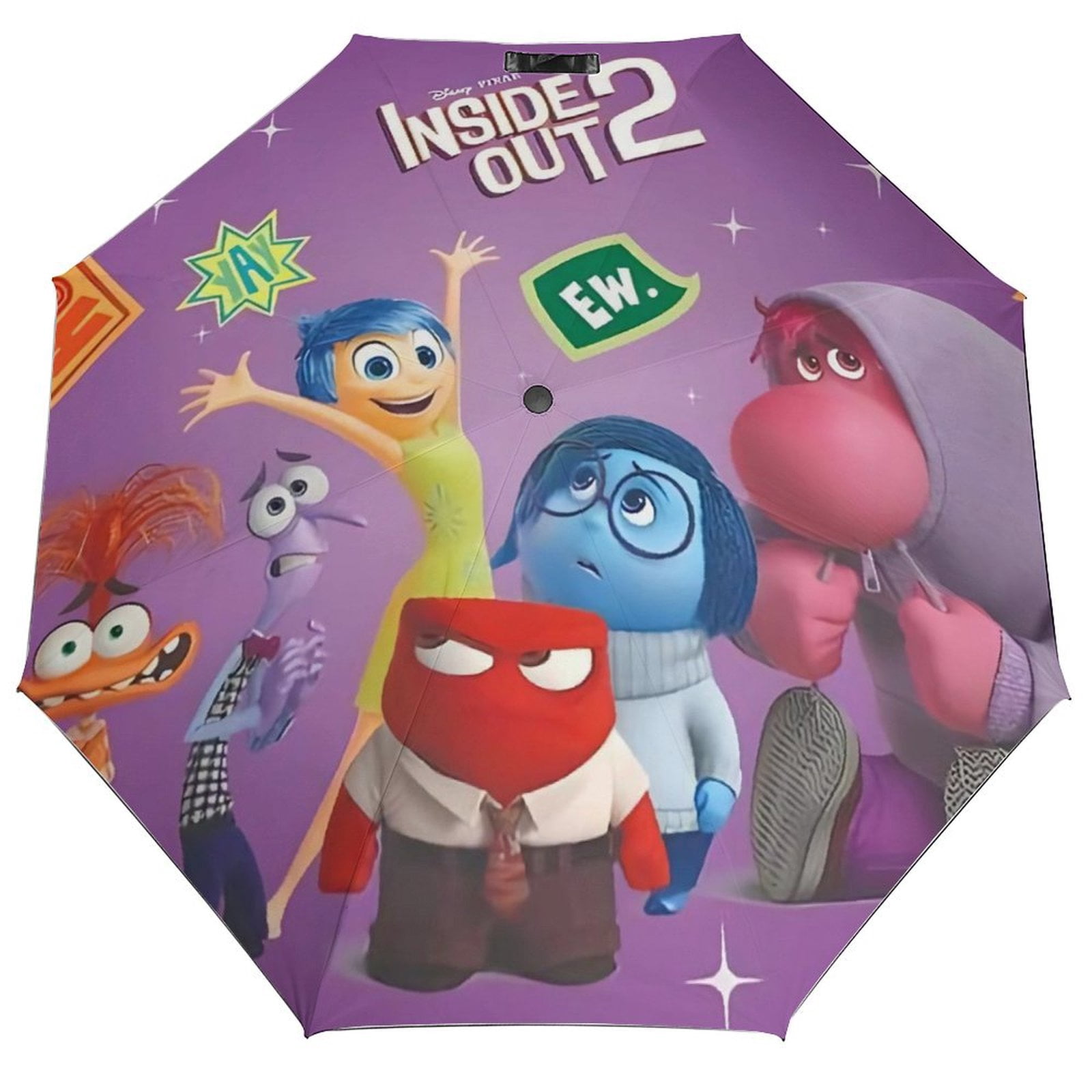 Inside Out 2780 Travel Automatic Folding Rain Umbrellas with Cover Bag ...