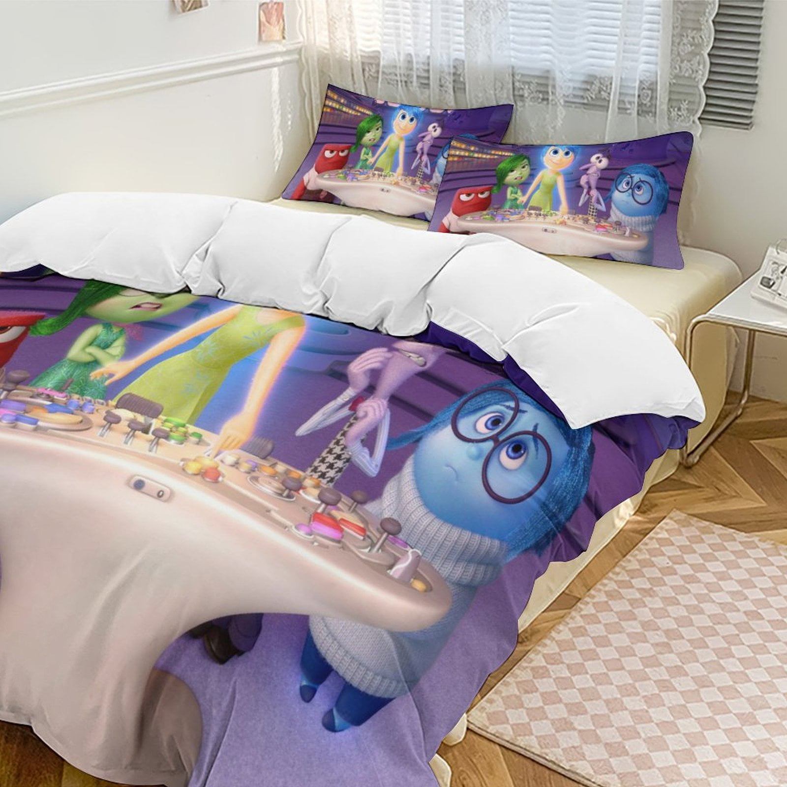 Inside O-u 3 Piece Comforter Bedding 1 Set Super Soft Quilt Cover with ...