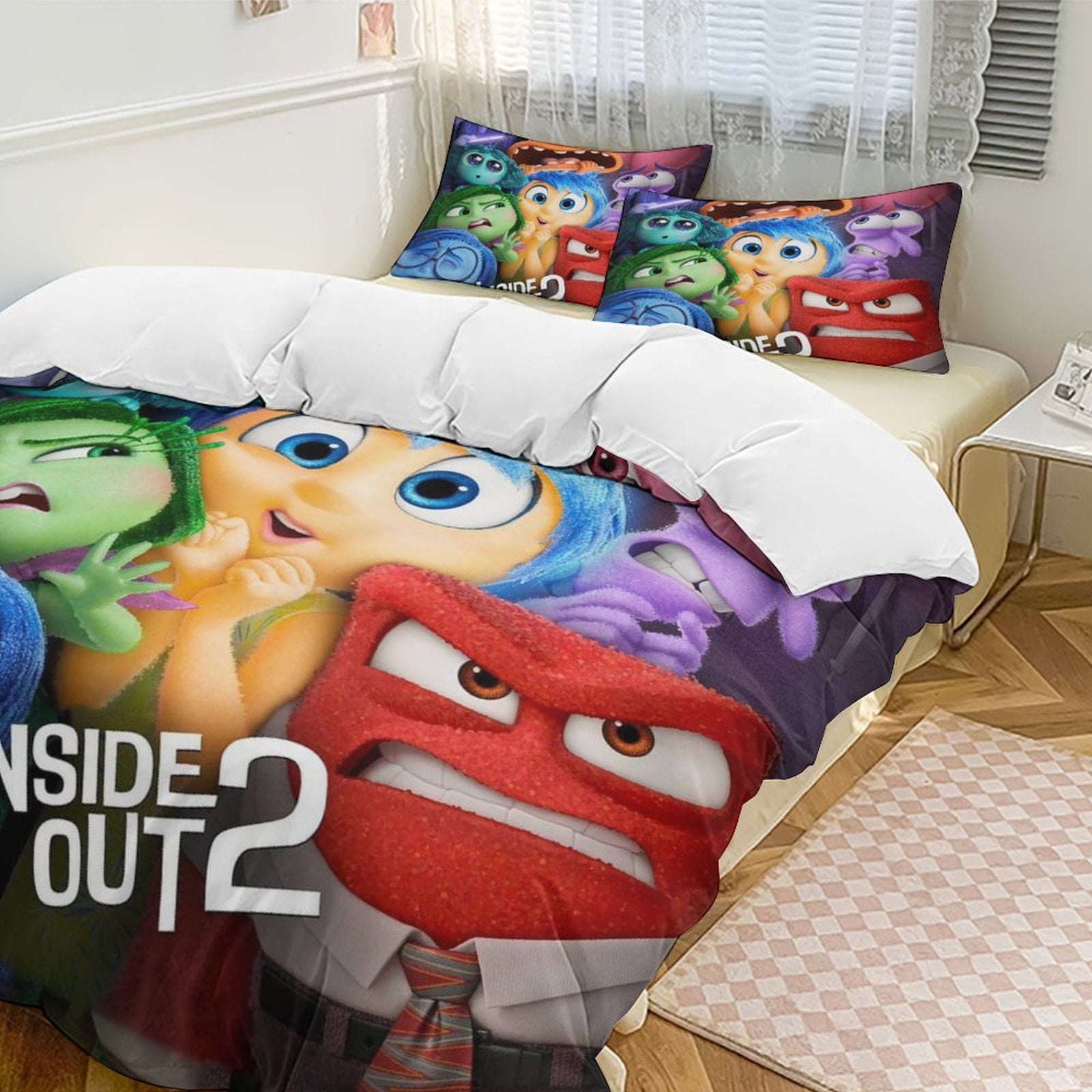 Inside O-u 3 Piece Comforter Bedding 1 Set Super Soft Quilt Cover with ...