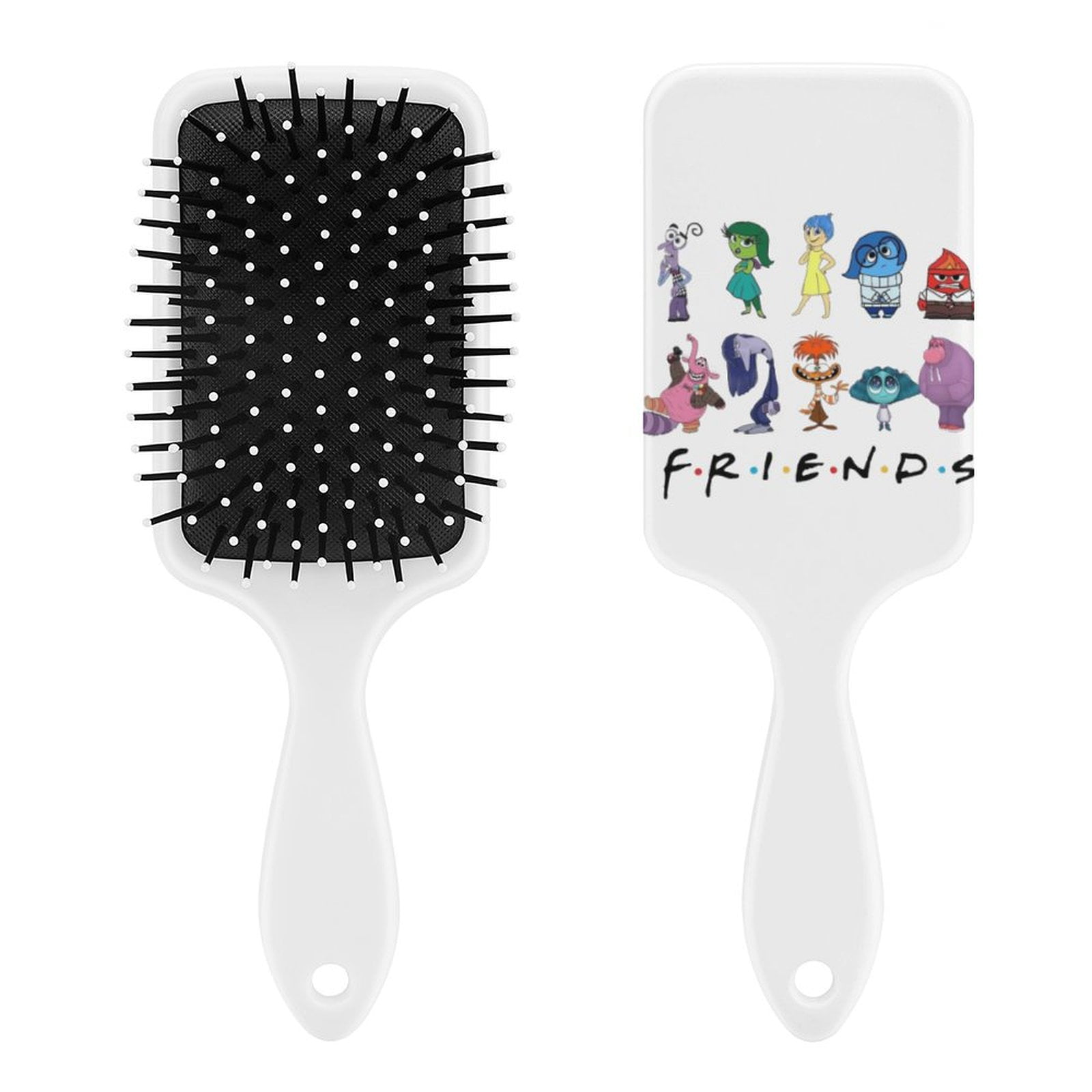 Inside Out Air Cushion Detangling Paddle Brush with Ball Tip Anti Static Massage Hair Care for ...