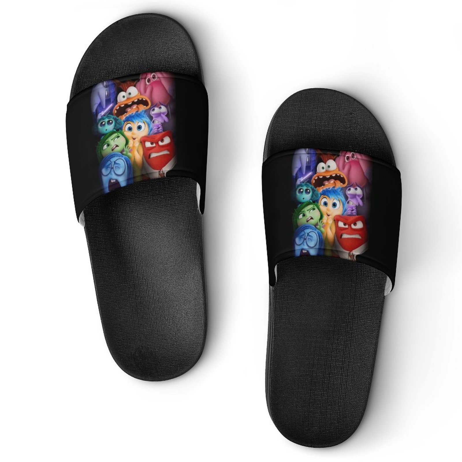 Inside Out Angry Sadness Joy Disgust Disgust Slippers for Men and Women ...