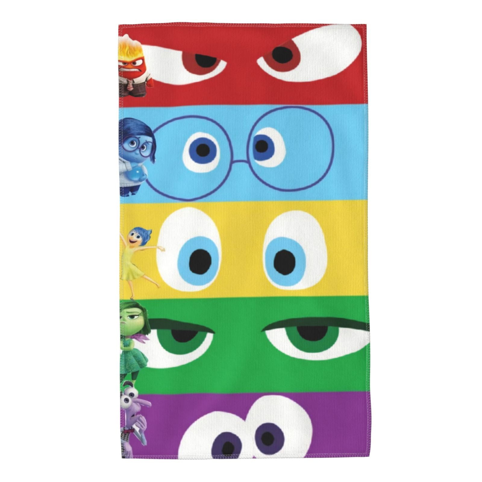 Inside Out Angry Sadness Joy Disgust Disgust Towels,Hand Towels ...