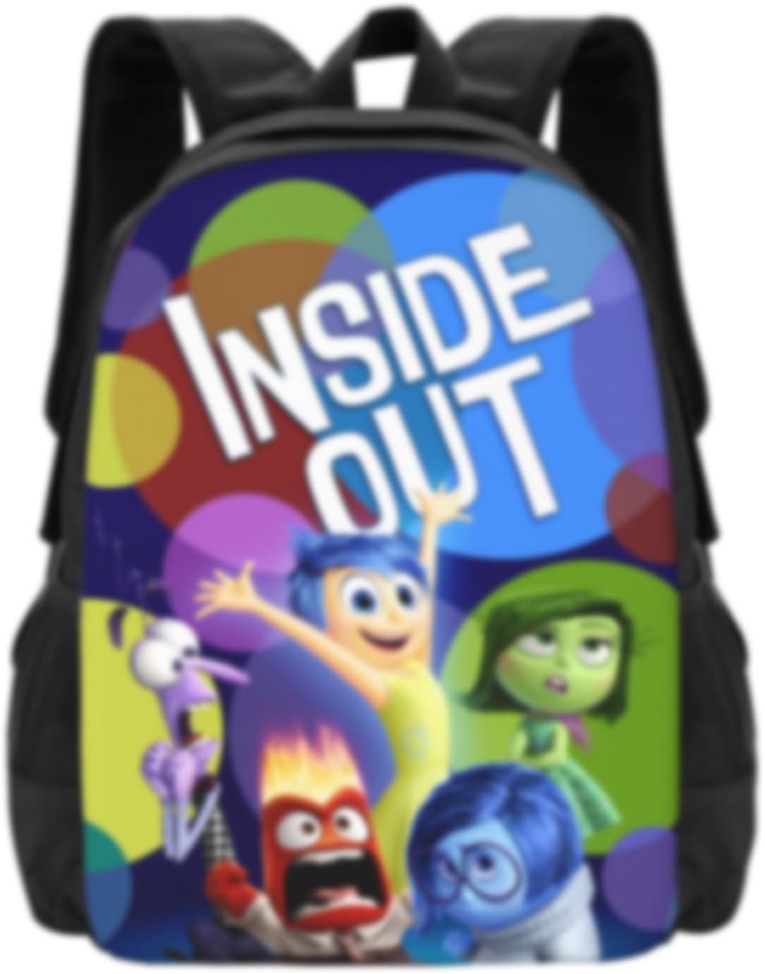 Inside Out Anime Backpack Inside Out Kawaii Anxiety 3d Printed Backpack ...