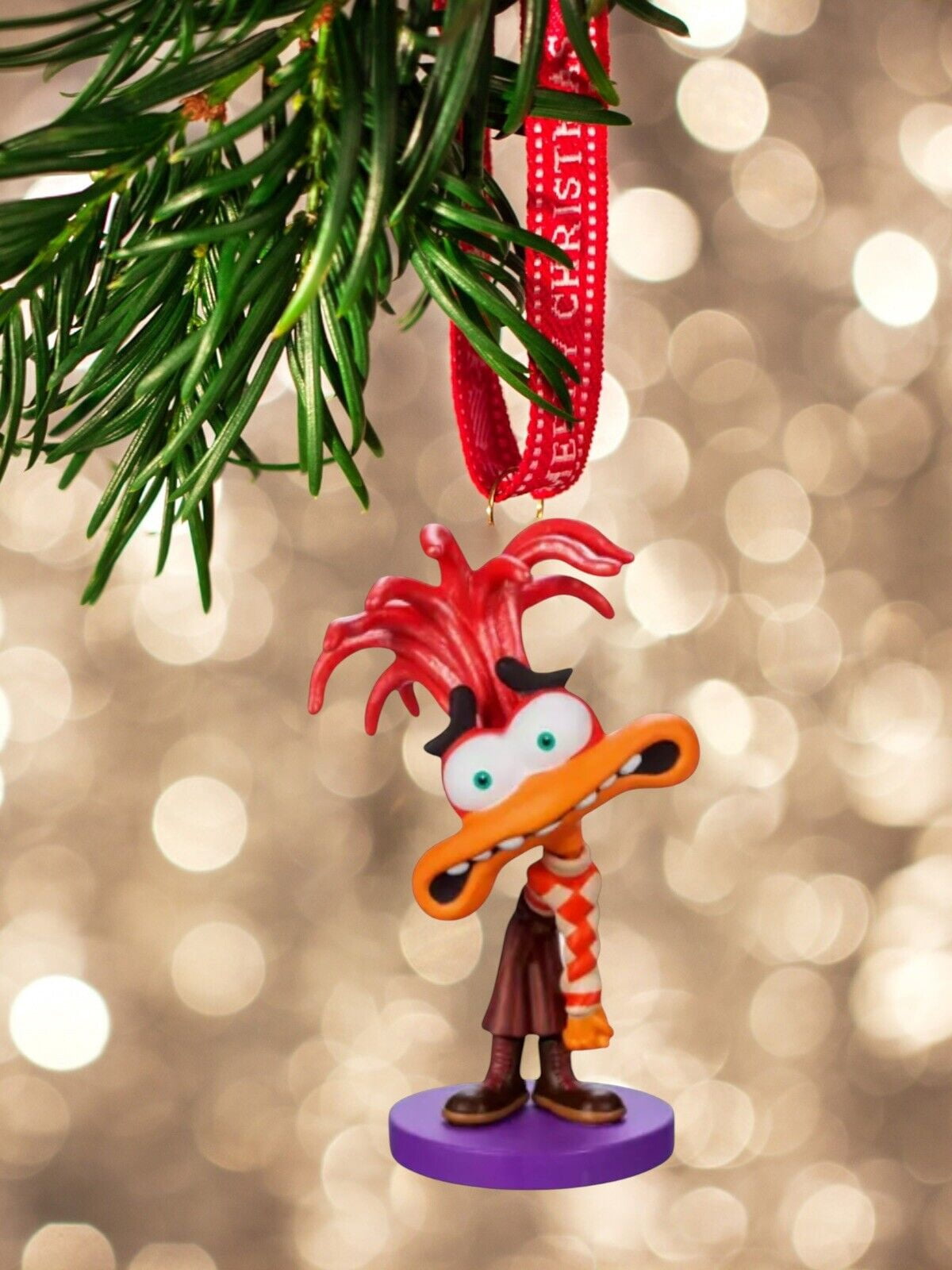 Inside Out Anxiety PVC Ornament Figurine Charm Dangler Gift Figure ...