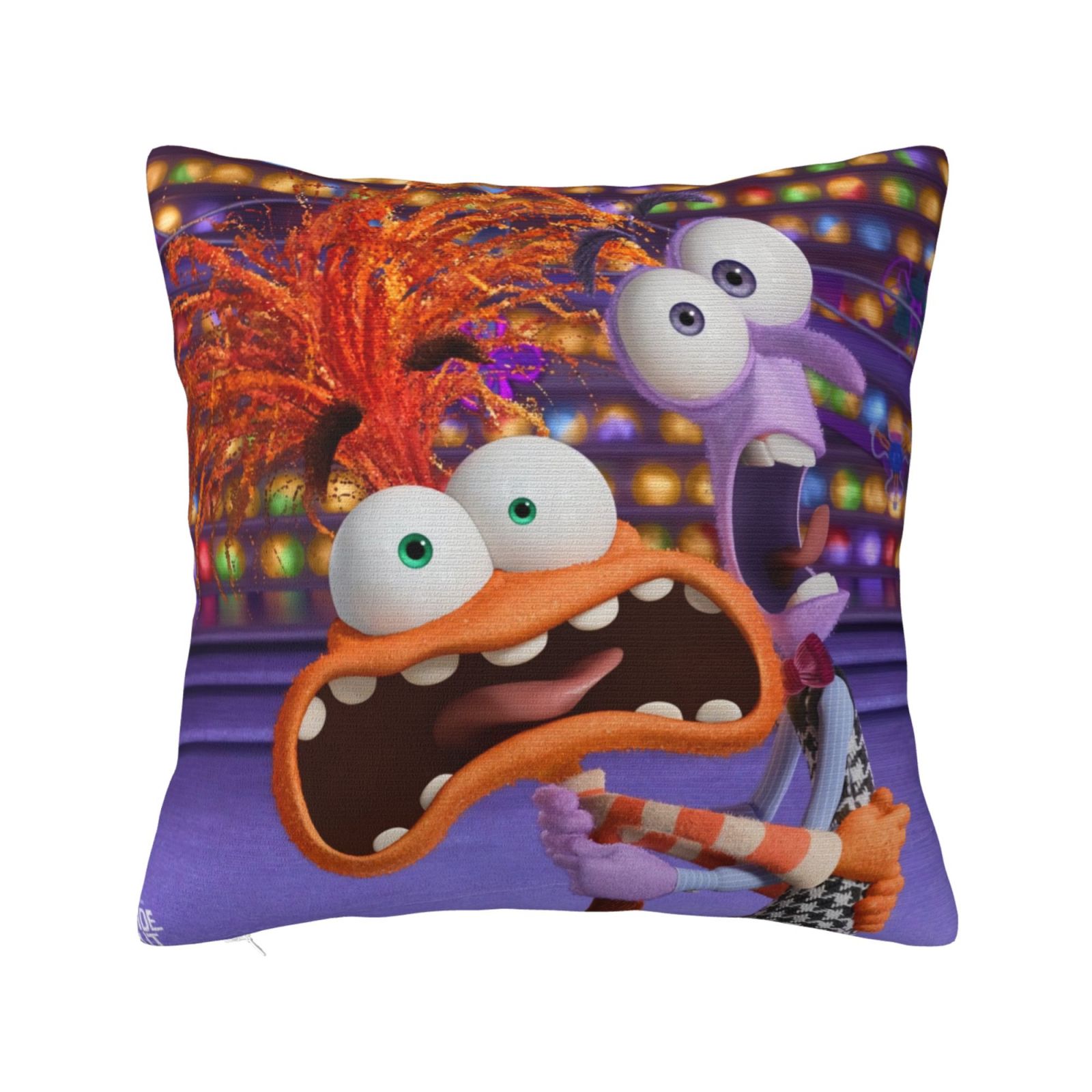 Inside Out Anxiety Pillow Covers,Polyester Decorative Square Throw ...