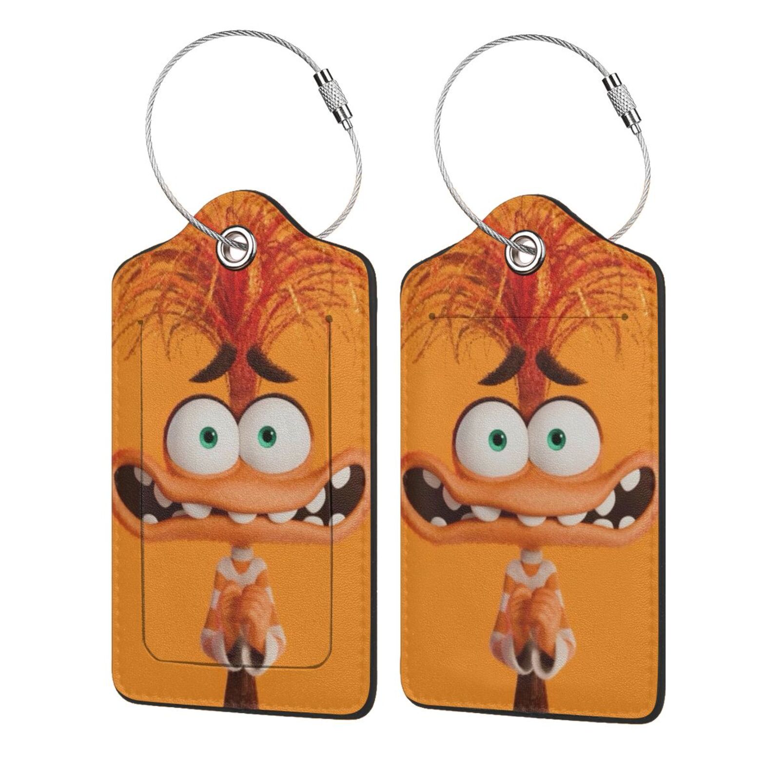 Inside Out Anxiety3 Luggage Tags for Suitcases Travel ID Identification ...