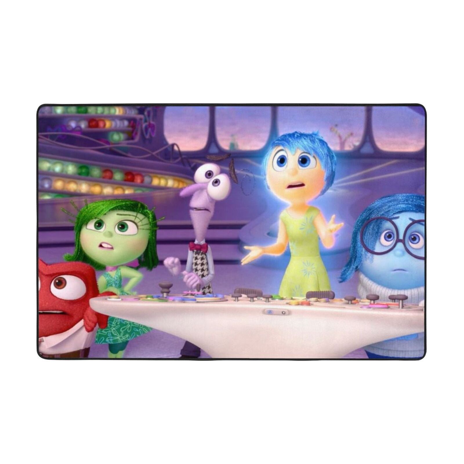 Inside Out Area Rug, Large Carpet, Washable Rug Mat, Flannel Non-slip ...