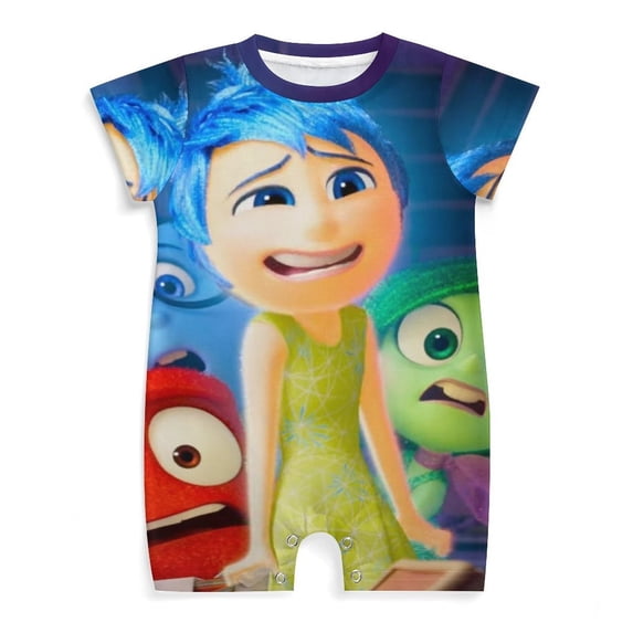 Inside Out Baby One-Piece Rompers Summer Short Sleeve Outfit Clothing ...