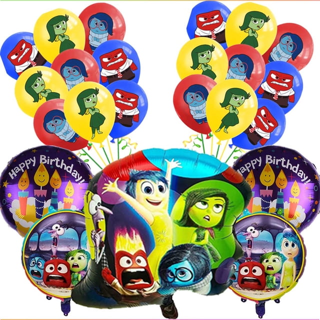 Inside Out Balloons Birthday Party Supplies Decor Fans Set Decorations ...
