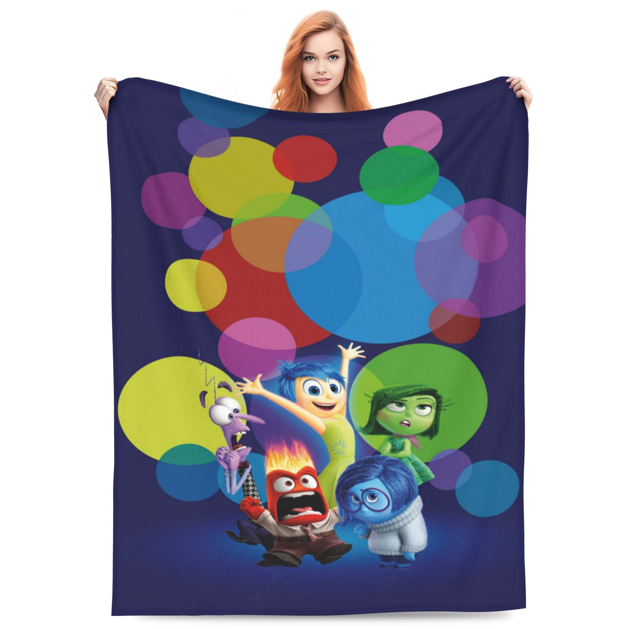 Inside Out Bed Blanket 3D Printed Throw Blanket Lightweight Super Soft ...