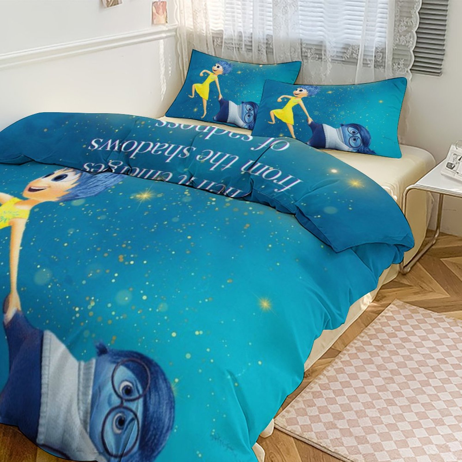 Inside Out Bedding Set 3 Piece Soft Duvet Cover Includes 1 Bed Cover ...