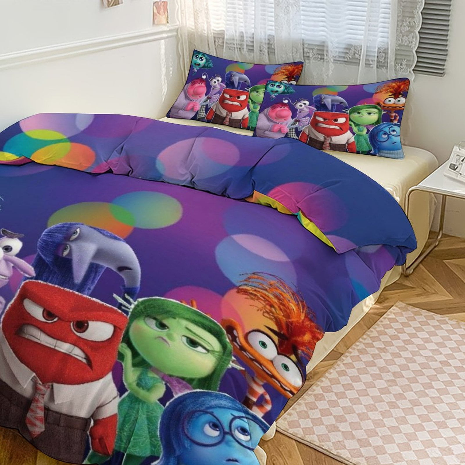Inside Out Bedding Set 3 Piece Soft Duvet Cover Includes 1 Bed Cover ...