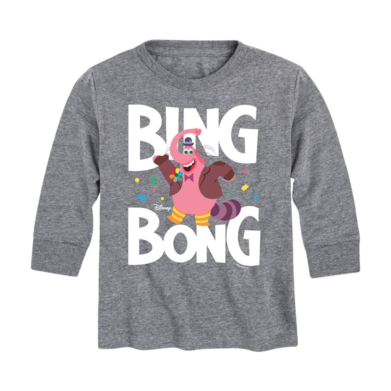 Inside Out - Bing Bong - Toddler And Youth Long Sleeve Graphic T-Shirt ...