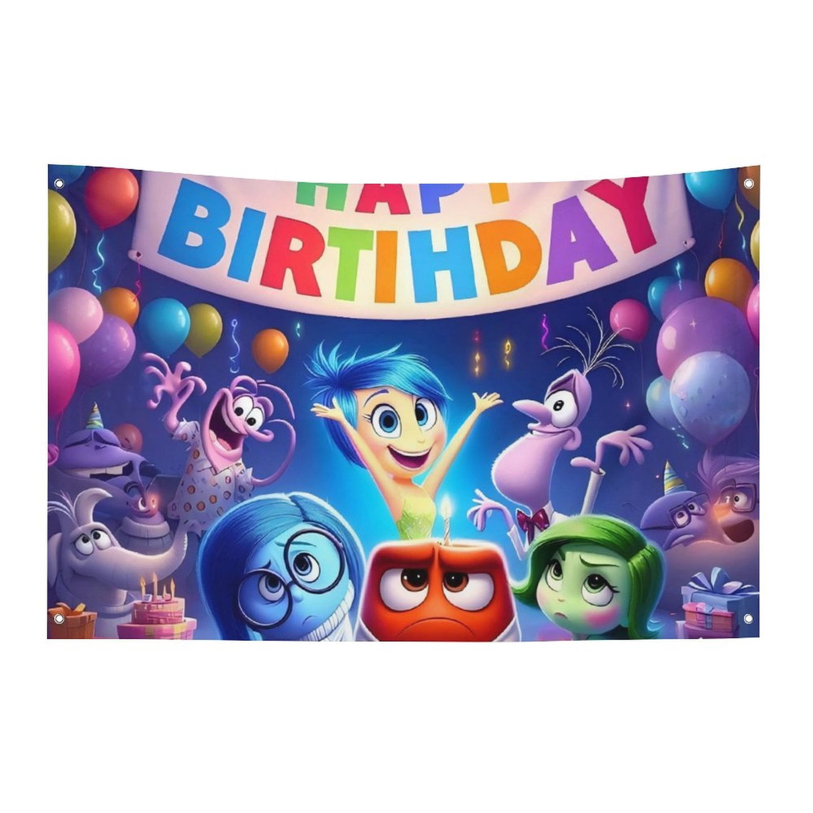 Inside Out Birthday Flag Banner Funny Poster Wall Flag College Dorm ...