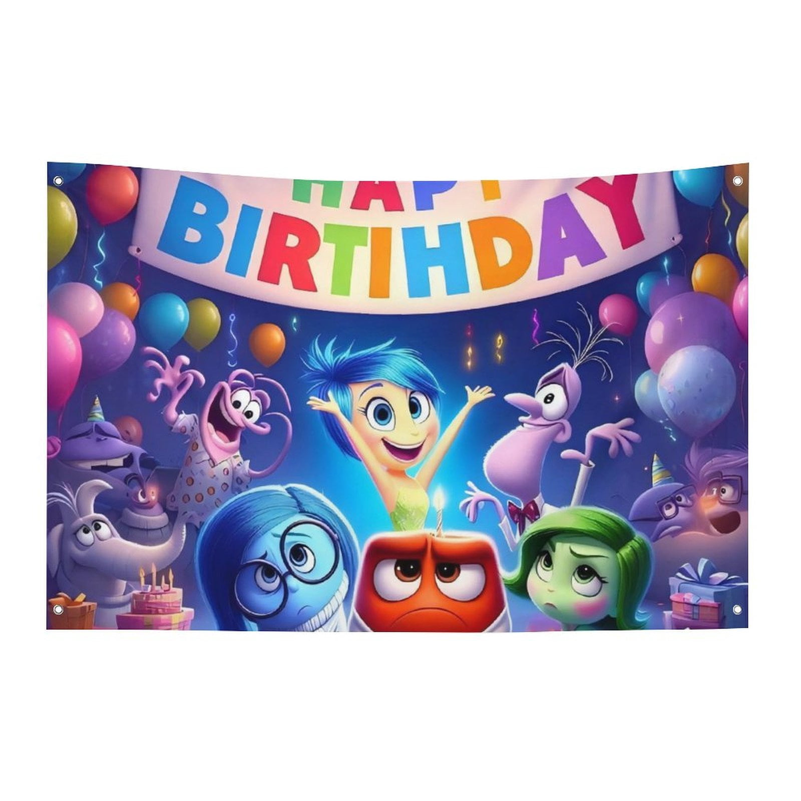 Inside Out Birthday Flag Banner Funny Poster Wall Flag College Dorm ...