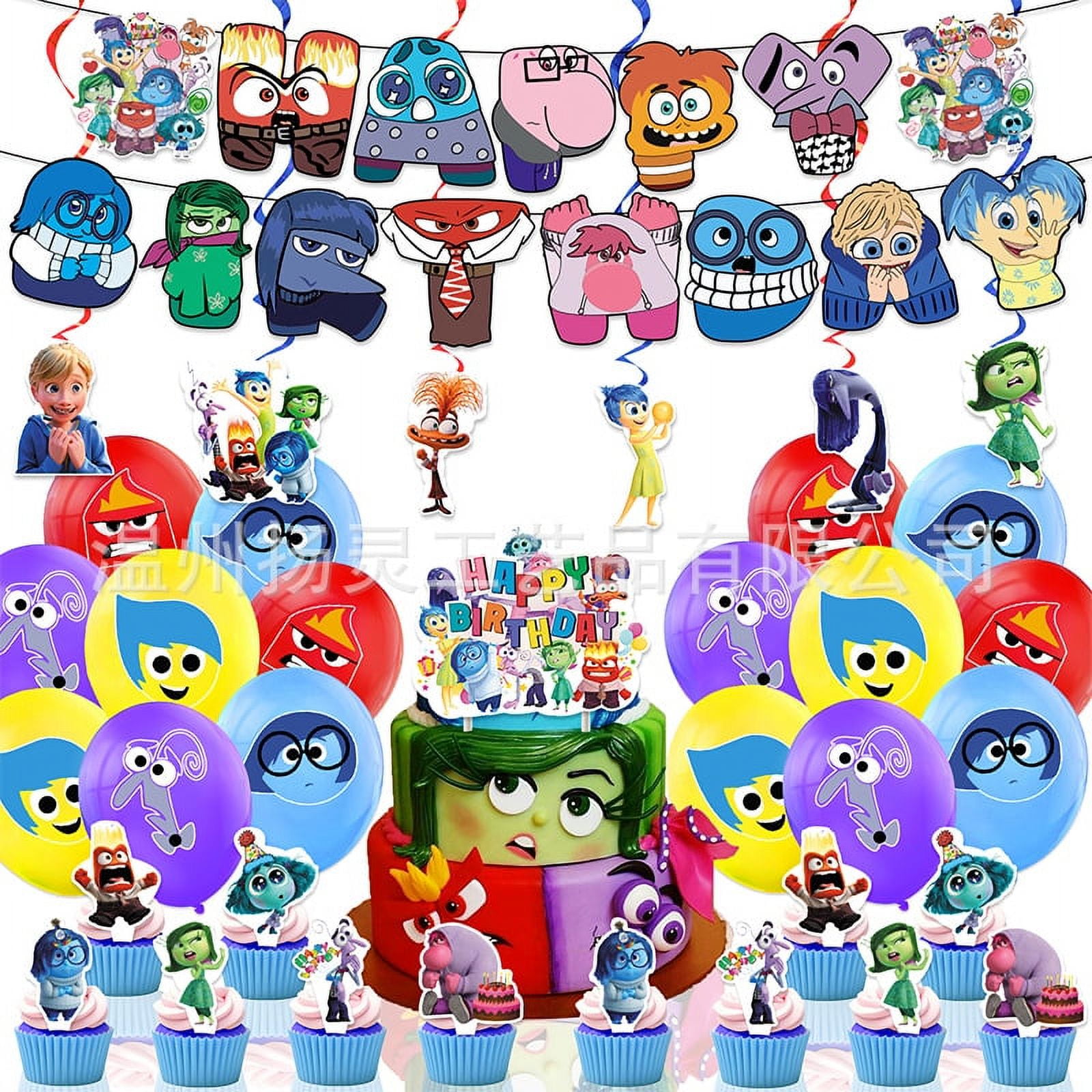 Inside Out Birthday Party Decorations,Inside Out Decorations Includes ...