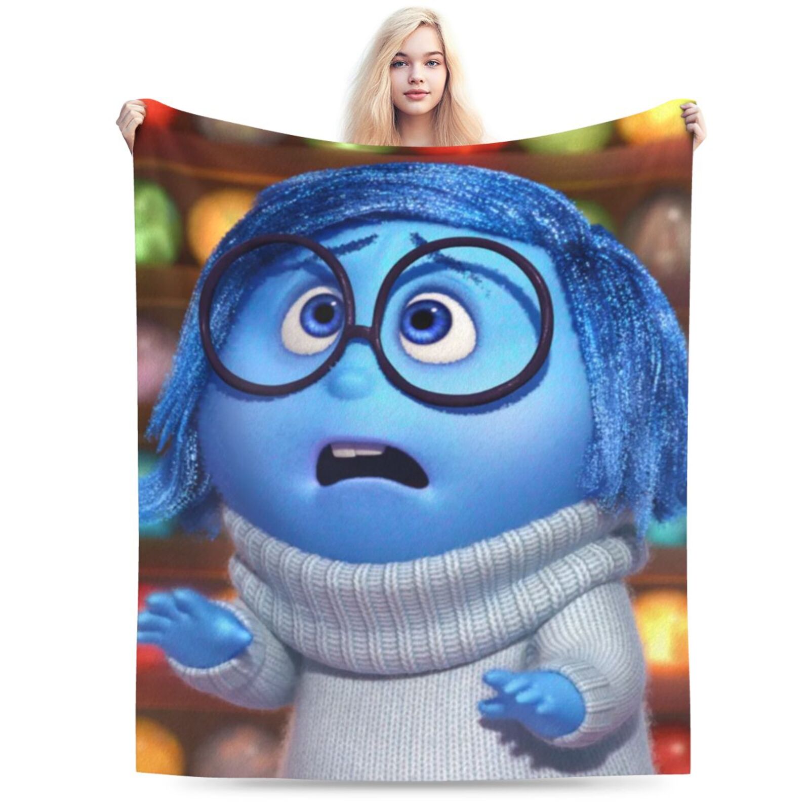 Inside Out Blanket, Super Soft Throw Blanket for Bed Couch Sofa, Cozy ...
