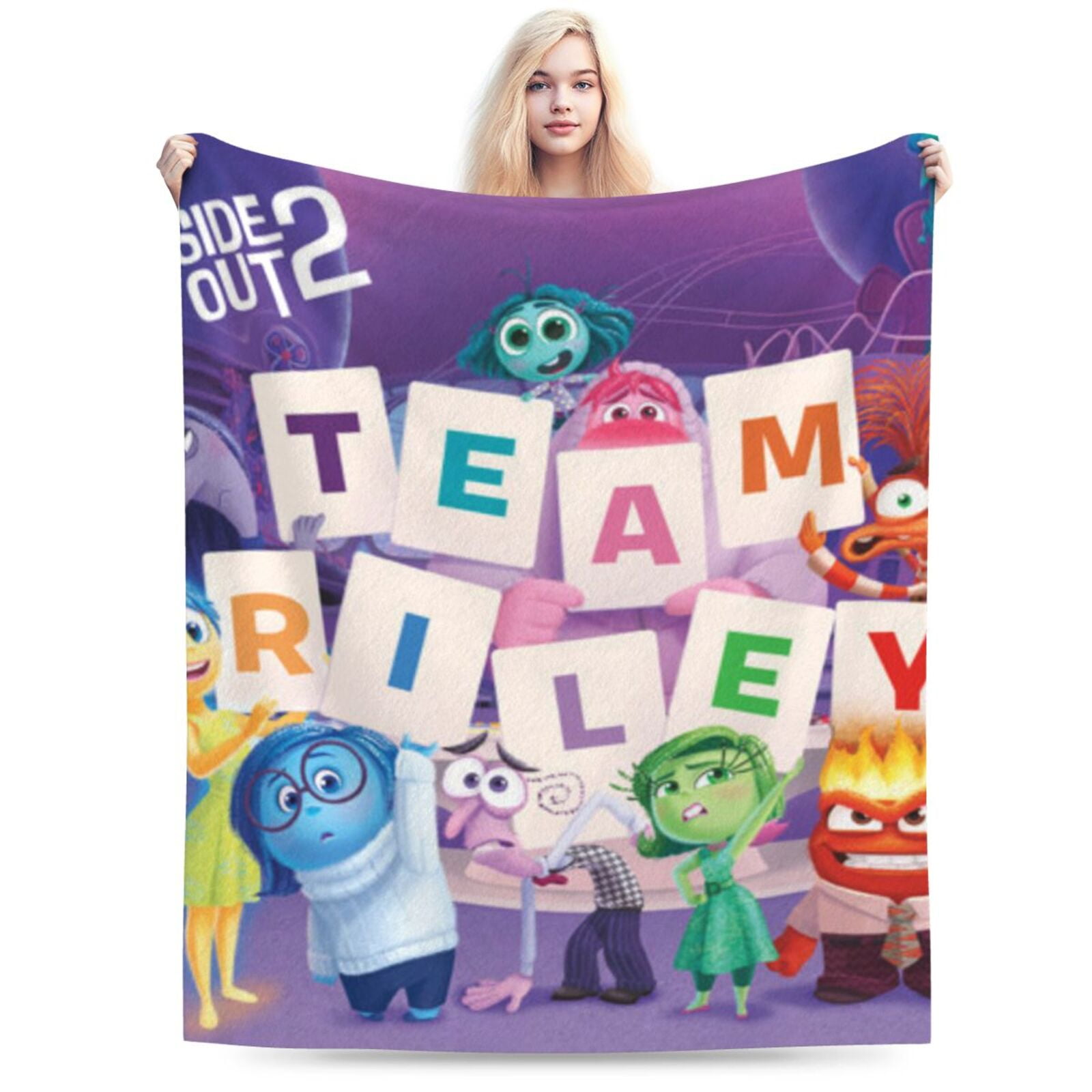 Inside Out Blanket, Super Soft Throw Blanket for Bed Couch Sofa, Cozy ...