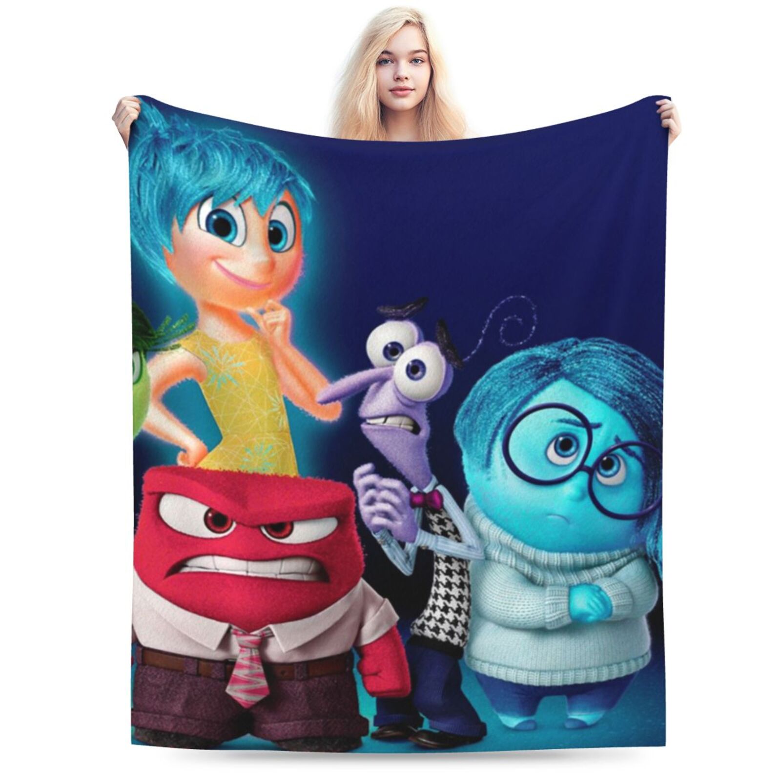 Inside Out Blanket, Super Soft Throw Blanket for Bed Couch Sofa, Cozy ...