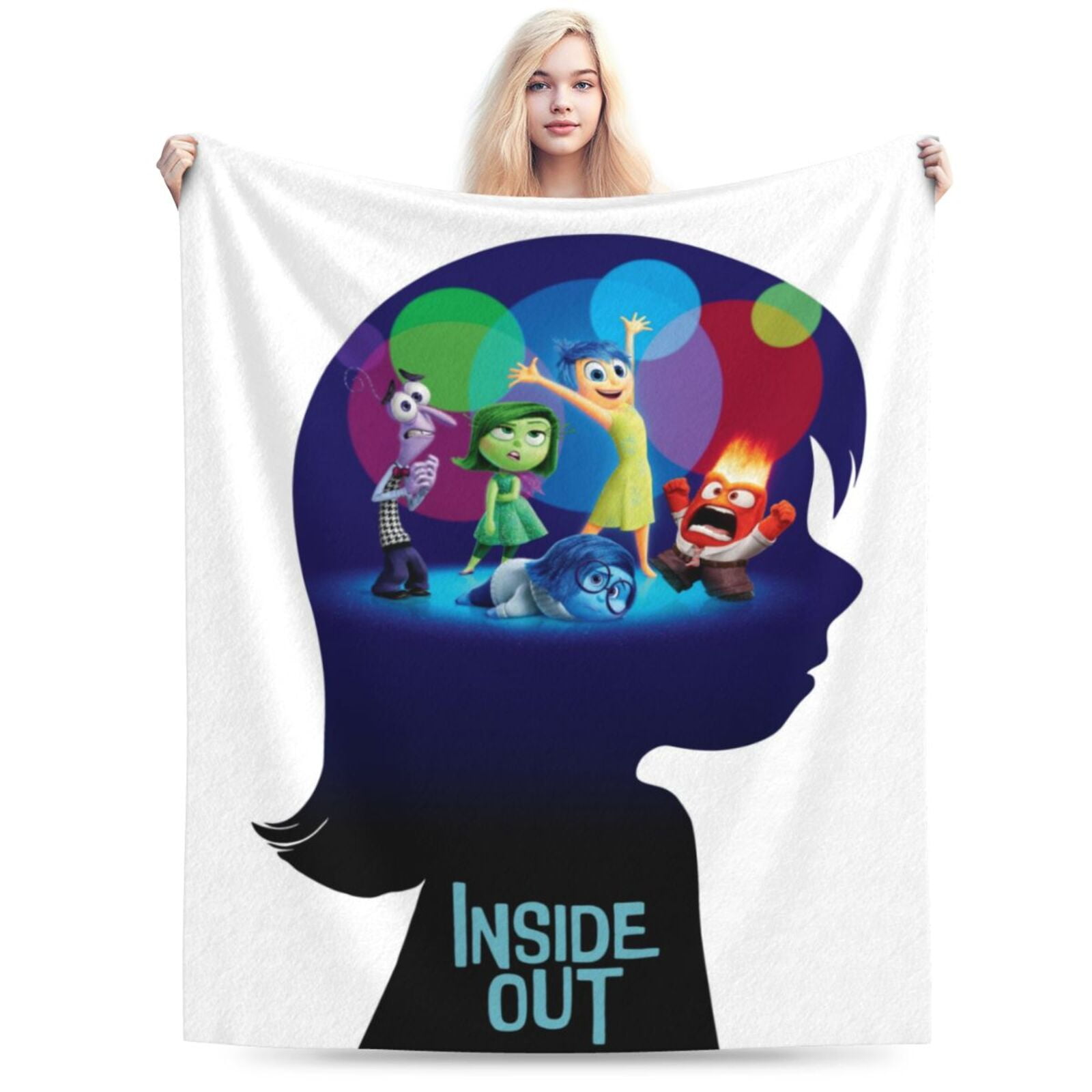 Inside Out Blanket, Super Soft Throw Blanket for Bed Couch Sofa, Cozy ...