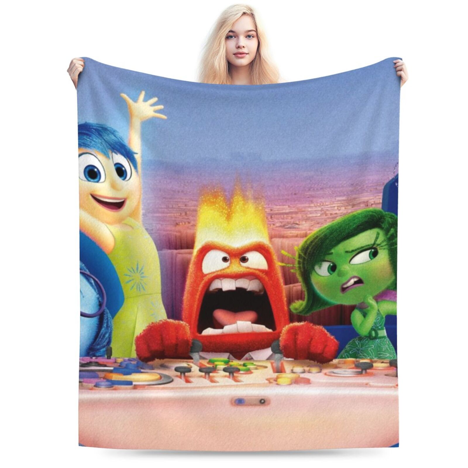 Inside Out Blanket, Super Soft Throw Blanket for Bed Couch Sofa, Cozy ...