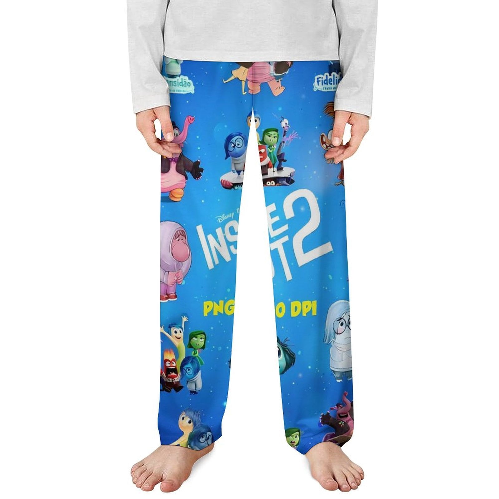 Inside Out Boys Cartoon Straight Pajama Pants 130CM - Walmart.com