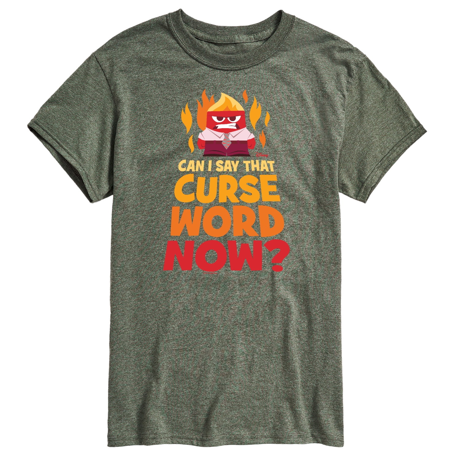 Inside Out - Can I Say That Curse Word - Men's Short Sleeve Graphic T ...