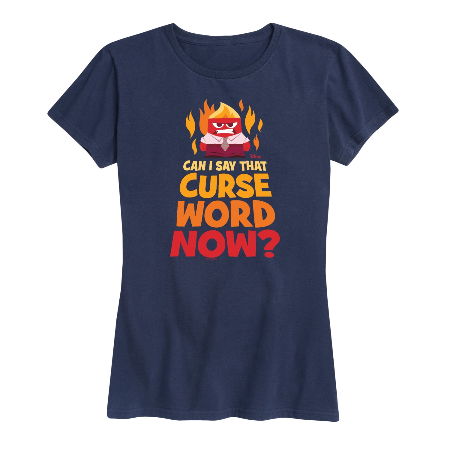 Inside Out - Can I Say That Curse Word - Women's Short Sleeve Graphic T ...