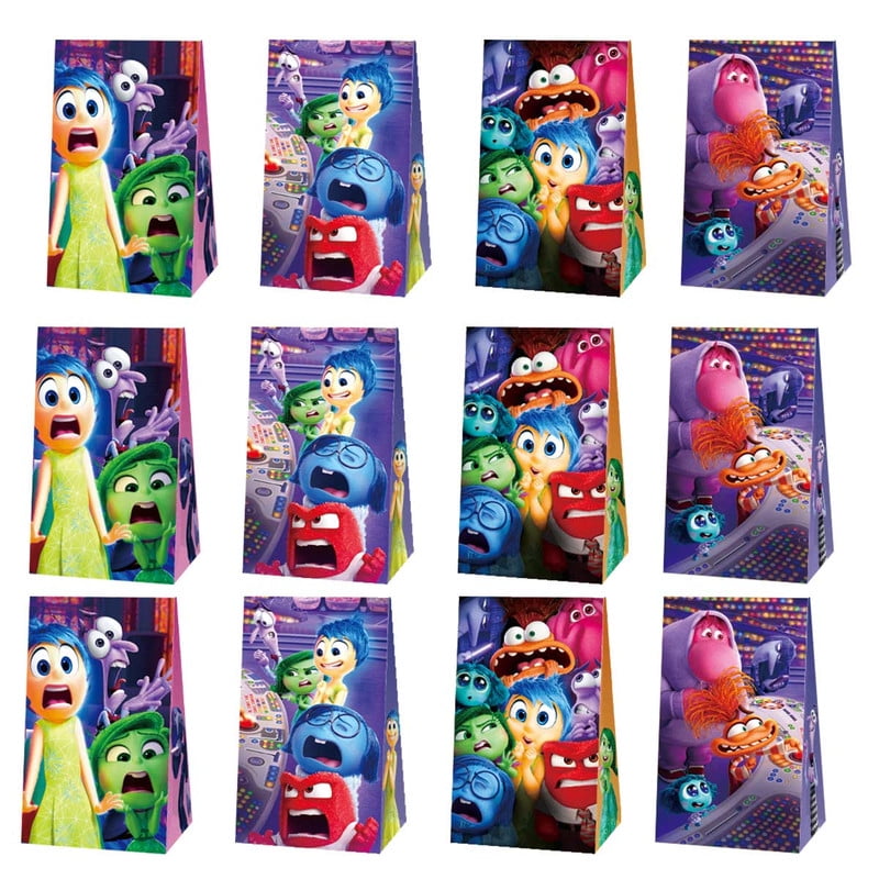 Inside Out Candy Bags Birthday Goodie Party Favor Decorations Treat ...