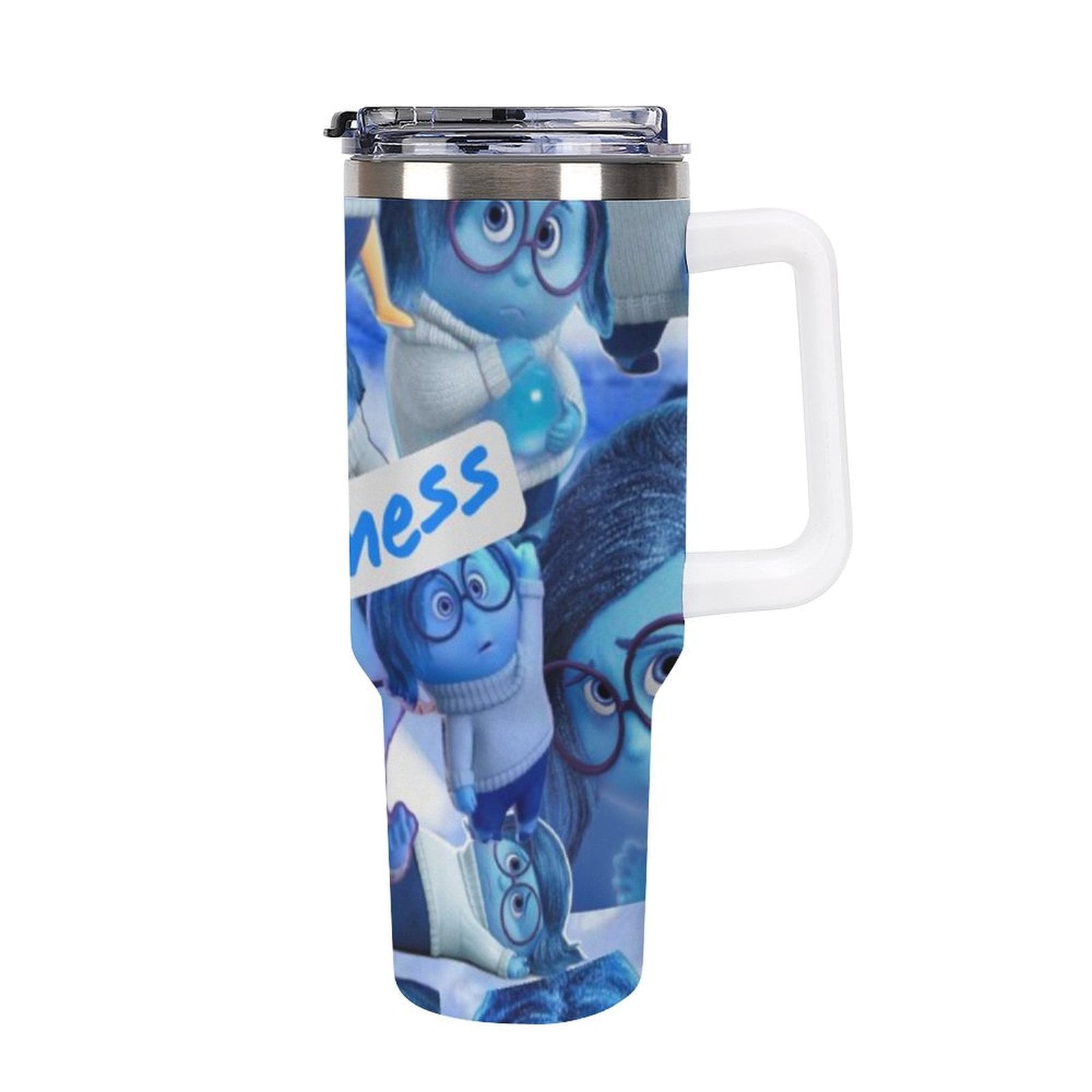 Inside Out Car Cup Stainless Steel Thermos Cup with Handle 40oz ...