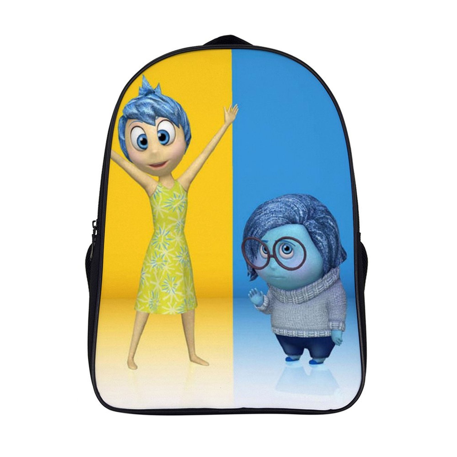 Inside Out Cartoon Backpack Student School Bag Satchel Bookbag 2 ...