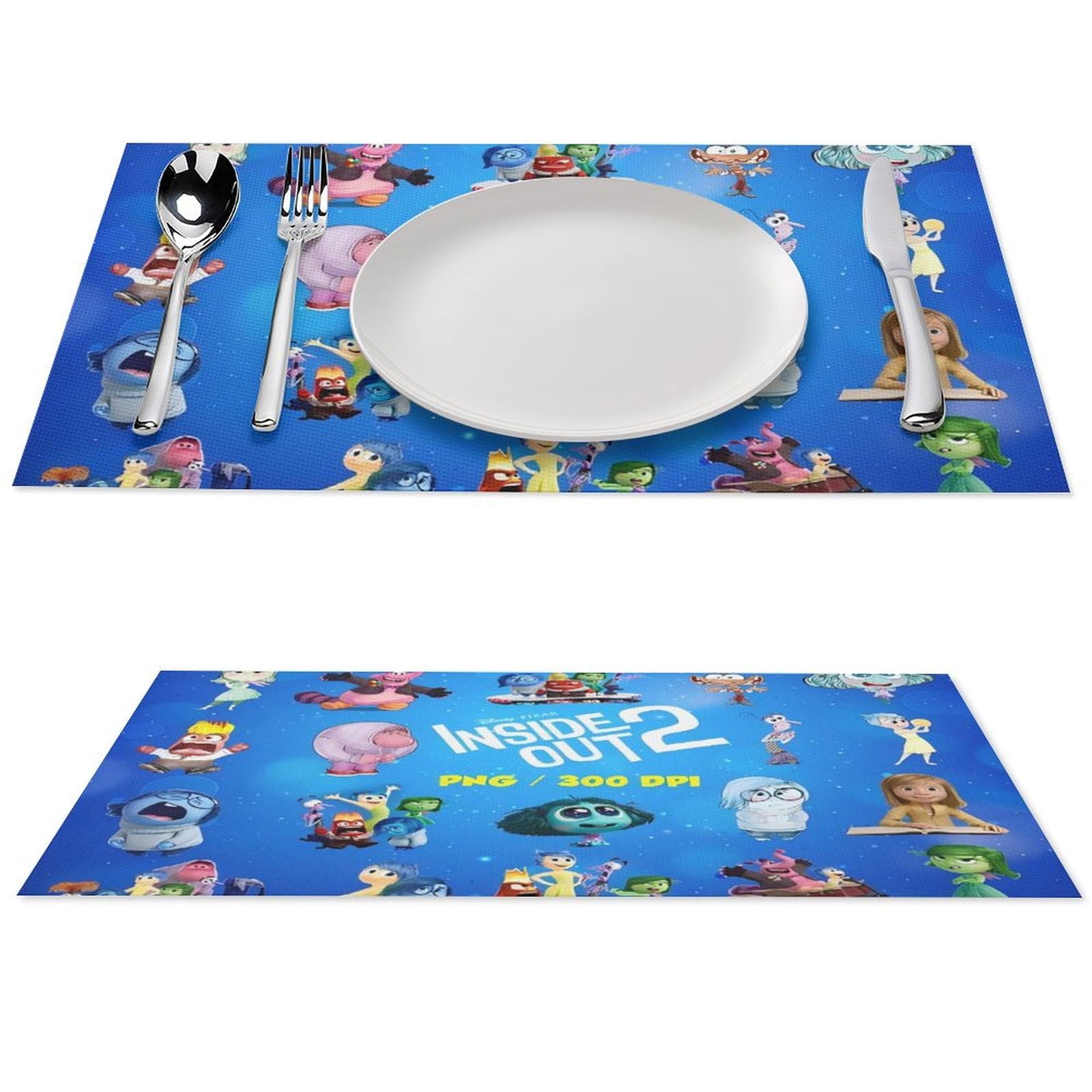 Inside Out Cartoon placemats are suitable for indoor dining table mats ...