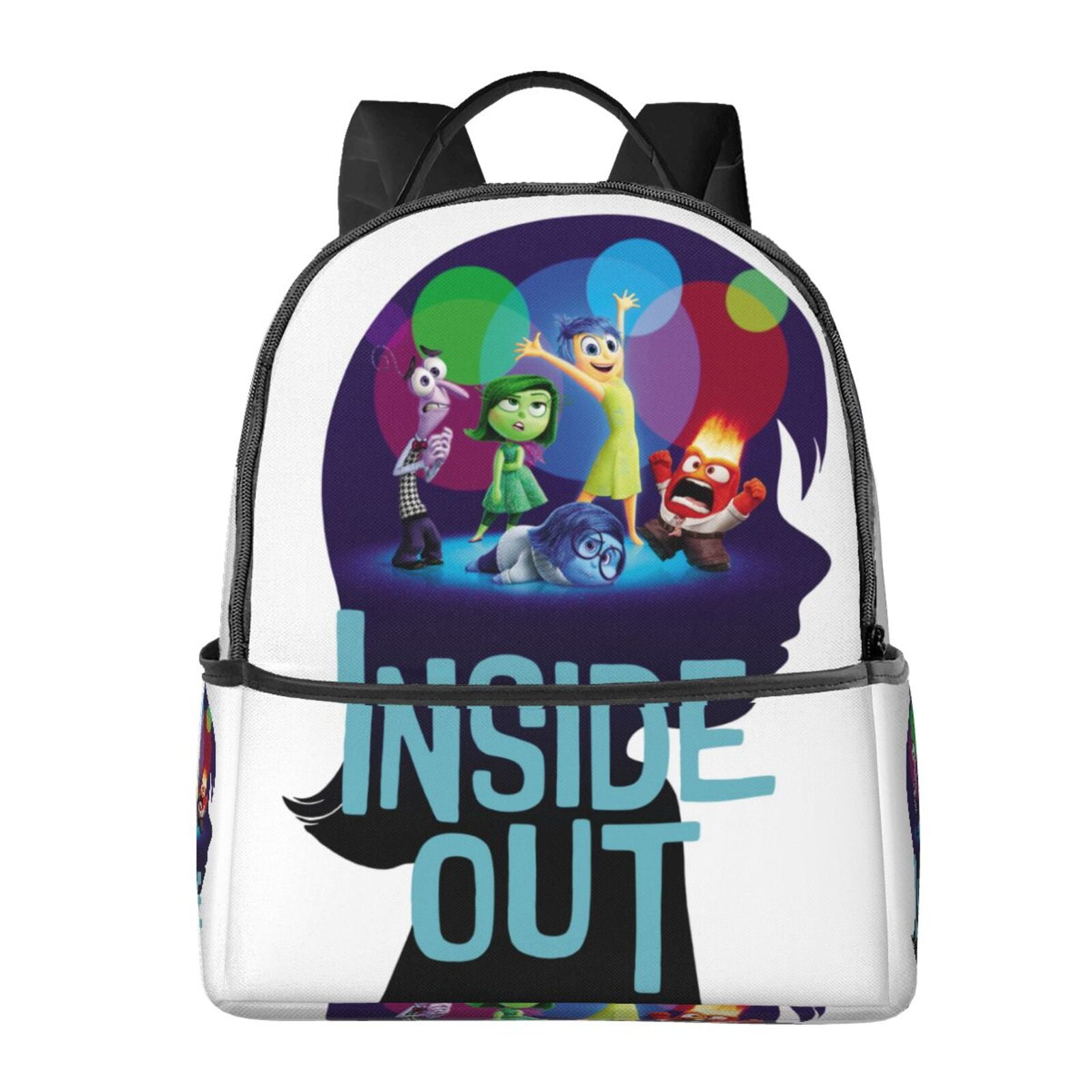 Inside Out Casual Backpack Large Capacity Laptop Bag Multi-Functional ...