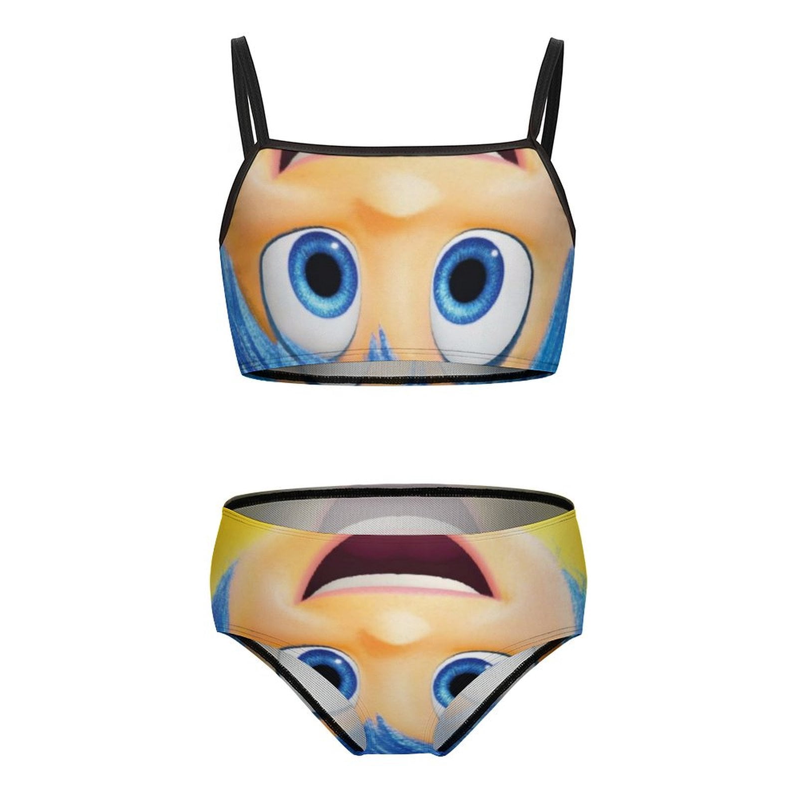 Inside Out Character Children's Swimsuit Girls Swimwear 2 Piece Bikini ...