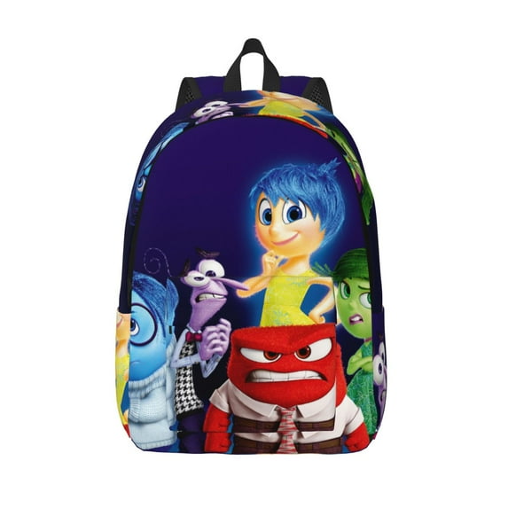 Inside Out Characters Backpack Unisex Daypack Student Schoolbag Satchel ...