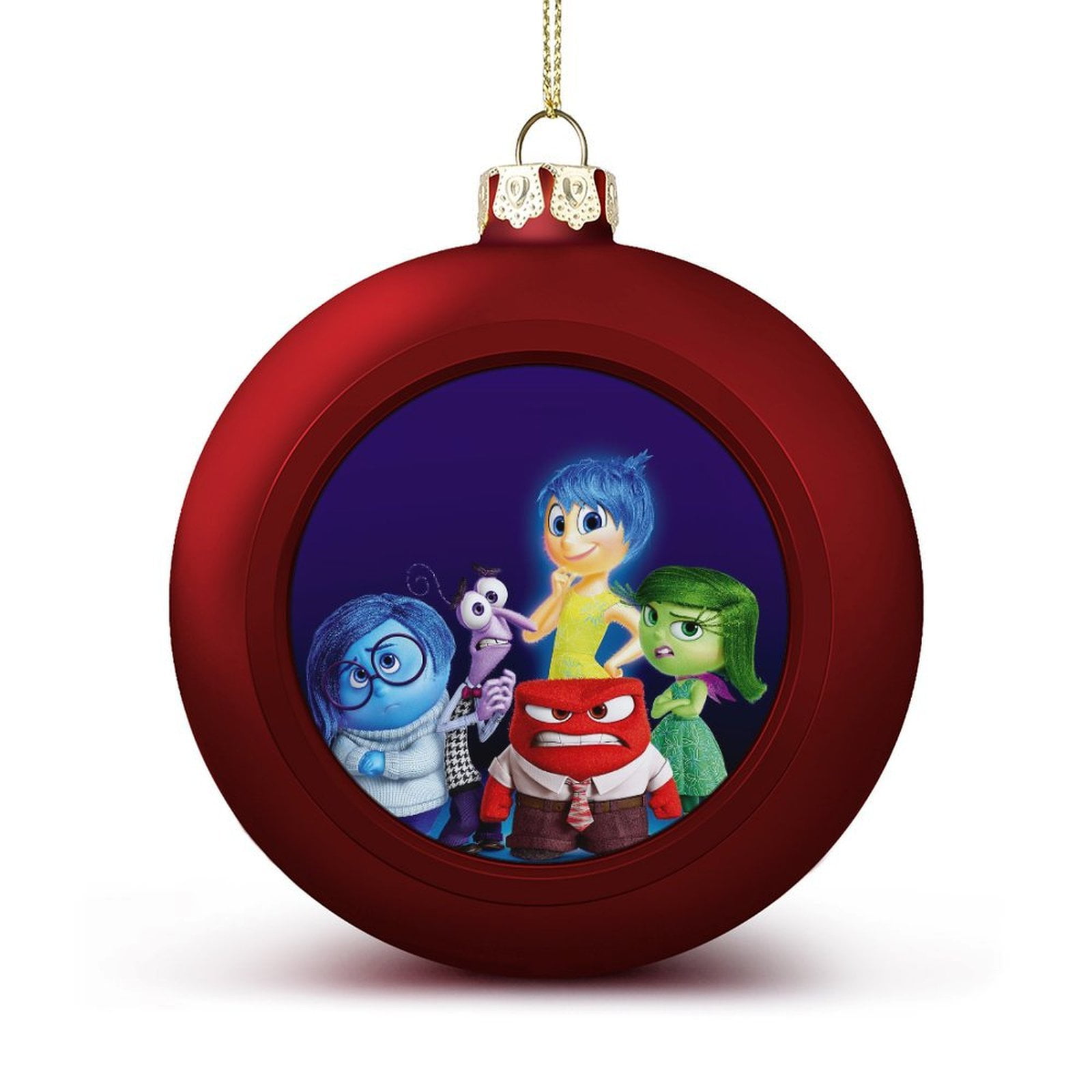 Inside Out Characters Christmas Balls Decoration Xmas Gift Sparkling ...