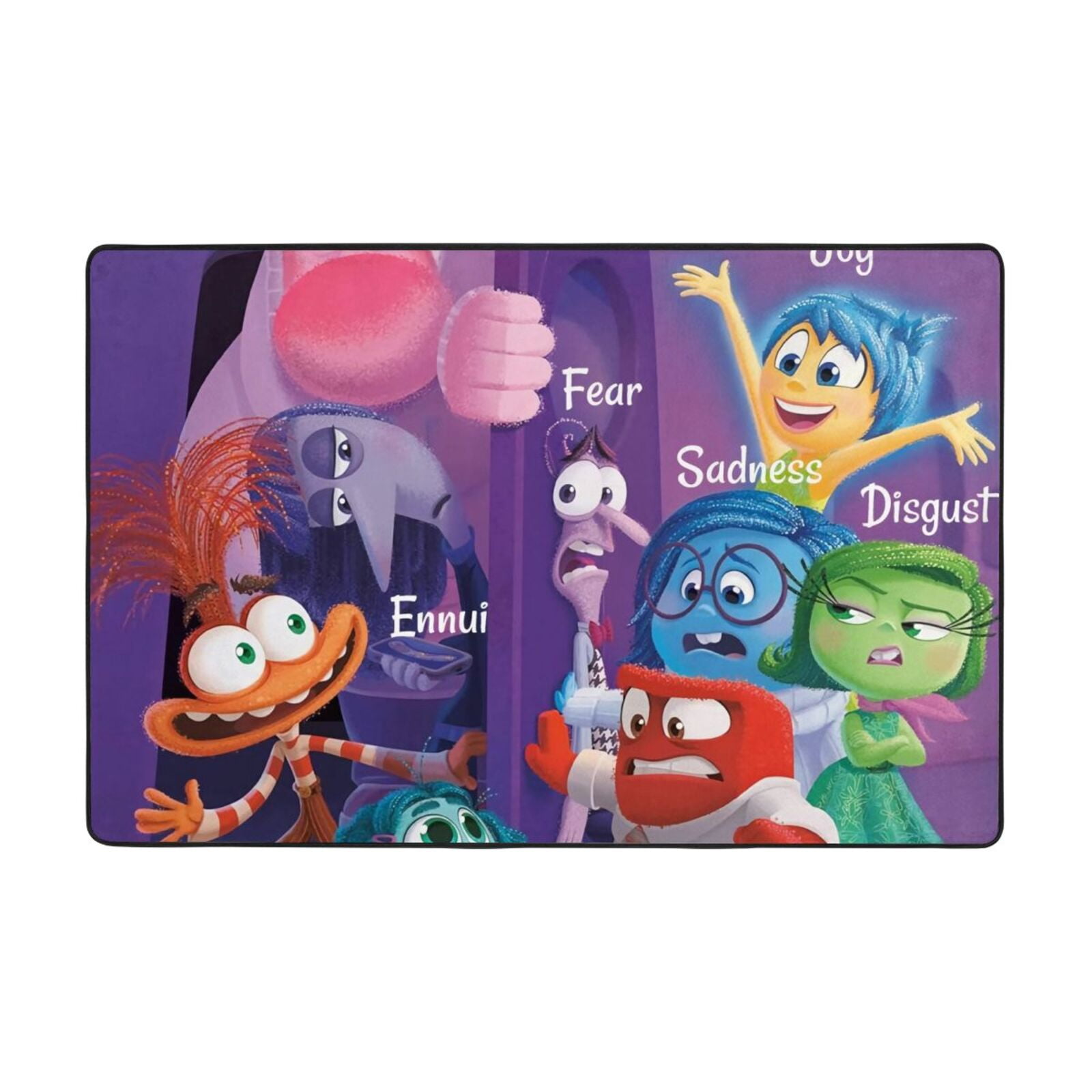 Inside Out Characters Gamer Rug Room Non-Slip Gaming Rug Cool Graffiti ...