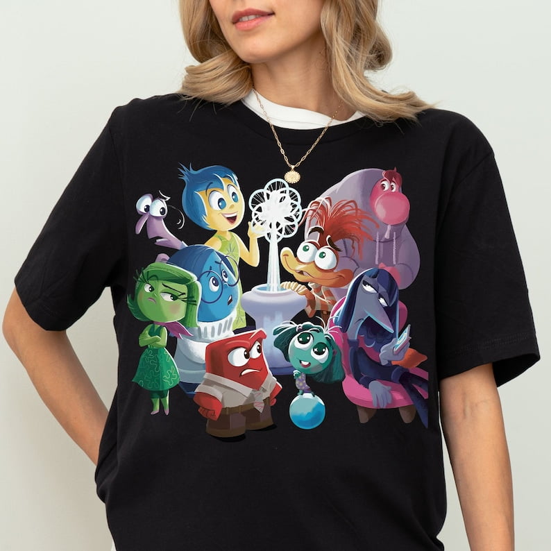 Inside-Out Characters Graphic Tee It’s Okay To Feel All The Feels Movie ...