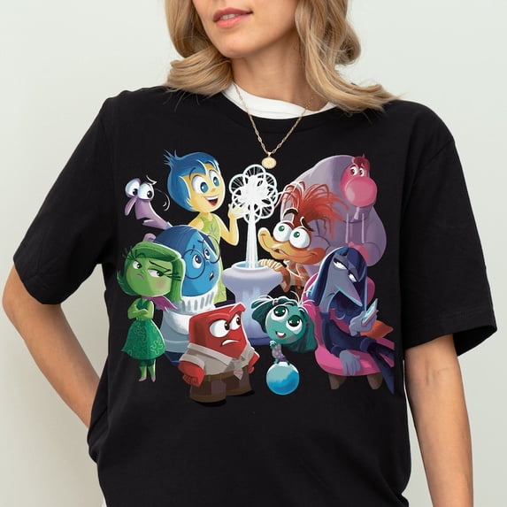 Inside-Out Characters Graphic Tee It’s Okay To Feel All The Feels Movie ...